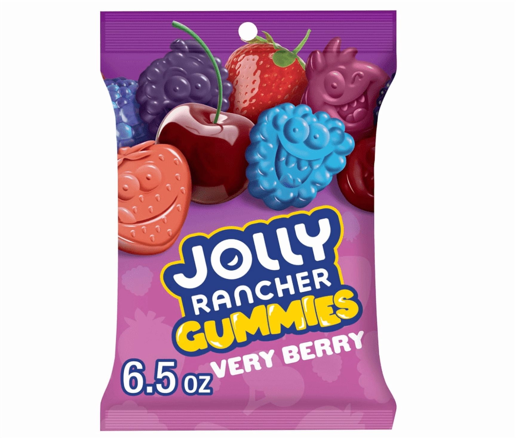 JOLLY RANCHER Gummies Very Berry Fruit Flavored Candy Bag, 6.5 oz ...