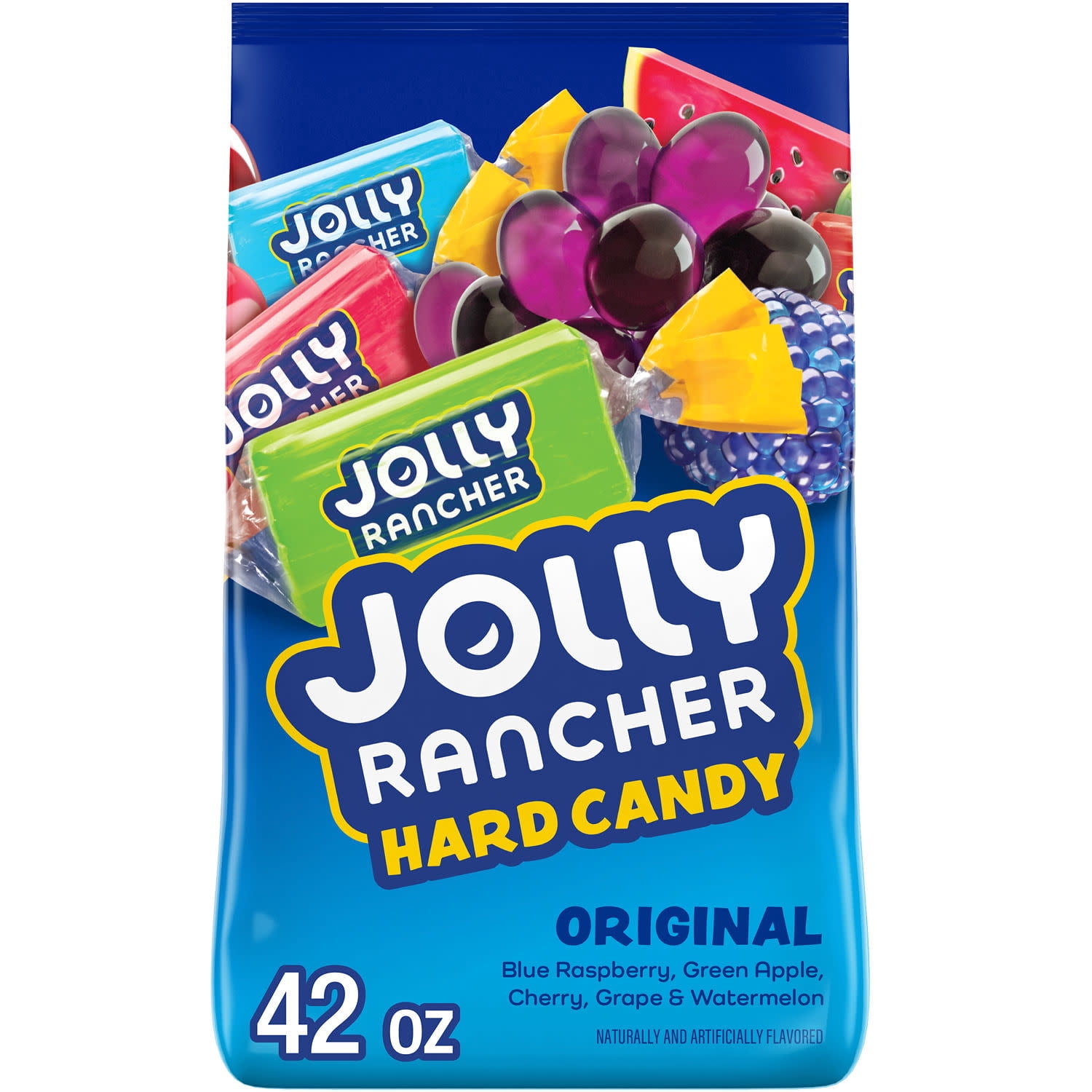 JOLLY RANCHER Original Fruit Flavored Hard Candy Bulk Bag, 42 oz ...