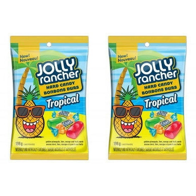JOLLY RANCHER Tropical Hard Candy, 198g/7 oz., (2 Pack) {Imported from ...