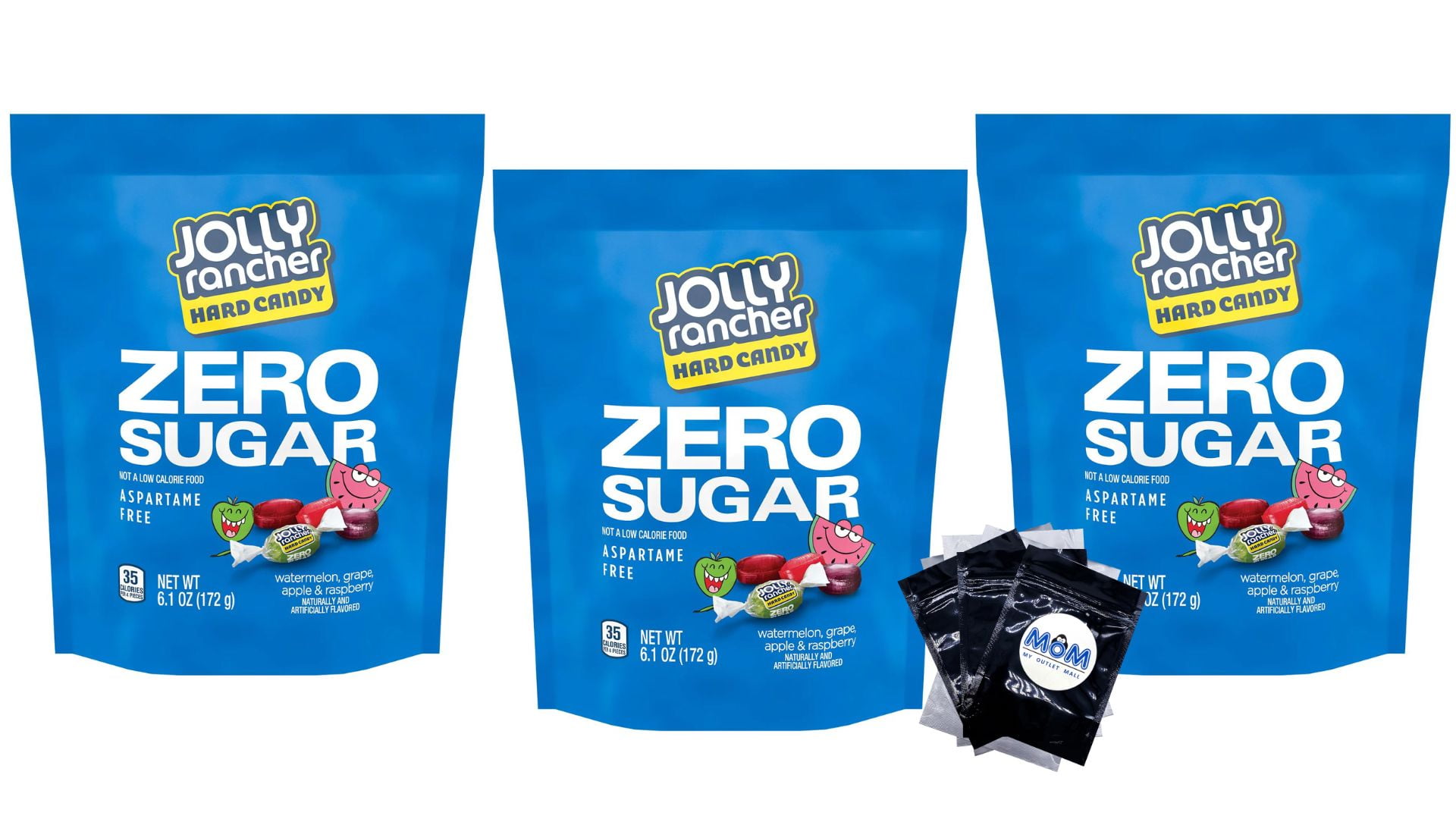 JOLLY RANCHER, Sugarless Mixed Flavor Hard Candy, Apple & Assorted ...