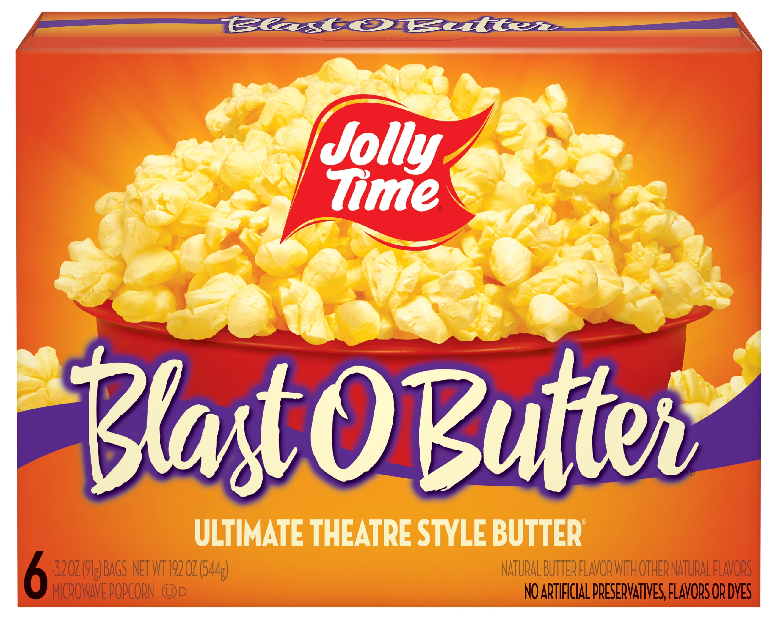 JOLLY TIME Blast O Butter Ultimate Theatre Style Butter Microwave ...