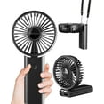 Portable Handheld Mini Fan, Neck Fan, 3000mAh Desk Fan, 180° Adjustable ...