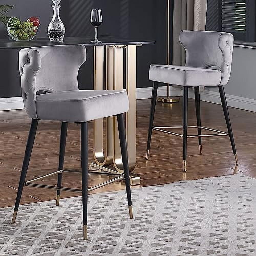 JOMA Counter Height Stools Set of 2 Upholstered Kitchen Chair with ...