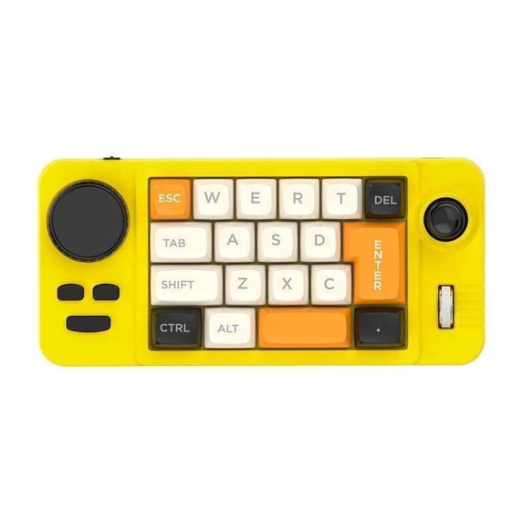 JOMAA Programmable Wired Mechanical Keyboard with Volume Scroll Wheel ...