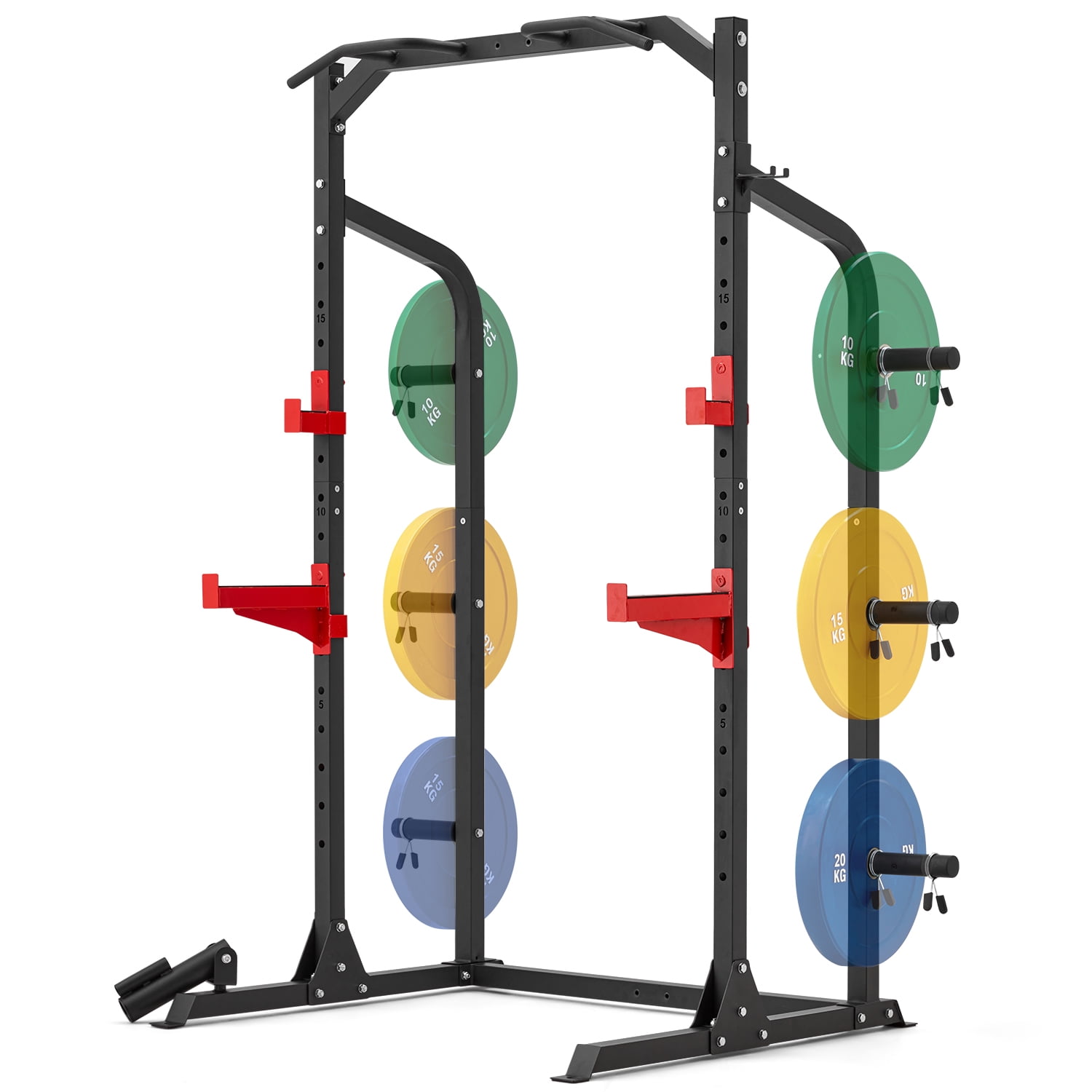 JOMEED Half Rack Squat Rack for Weight Lifting, 1000LBS Capacity Power ...