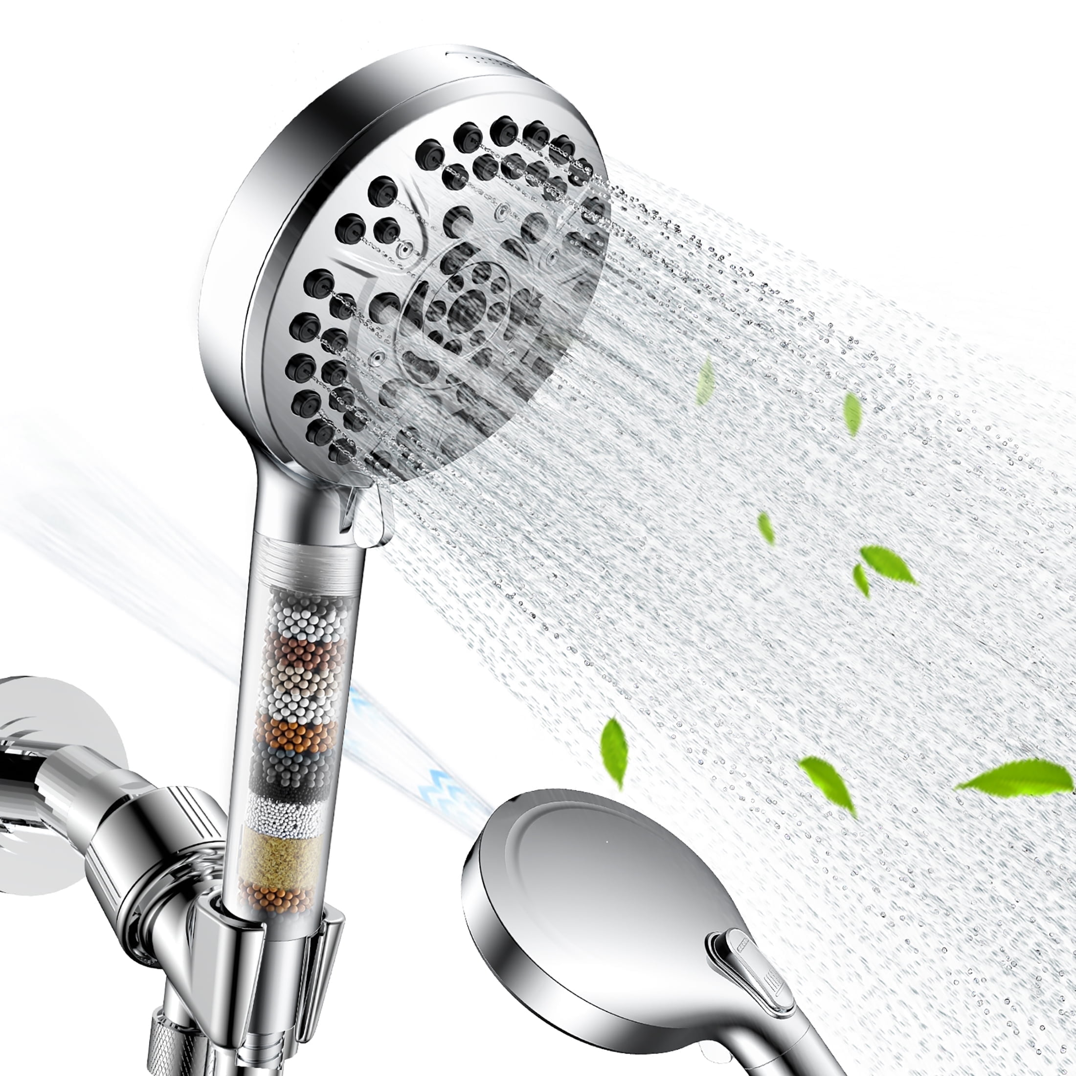 JOMOO Handheld Shower Head with Filter, High Pressure 10-Mode Water ...