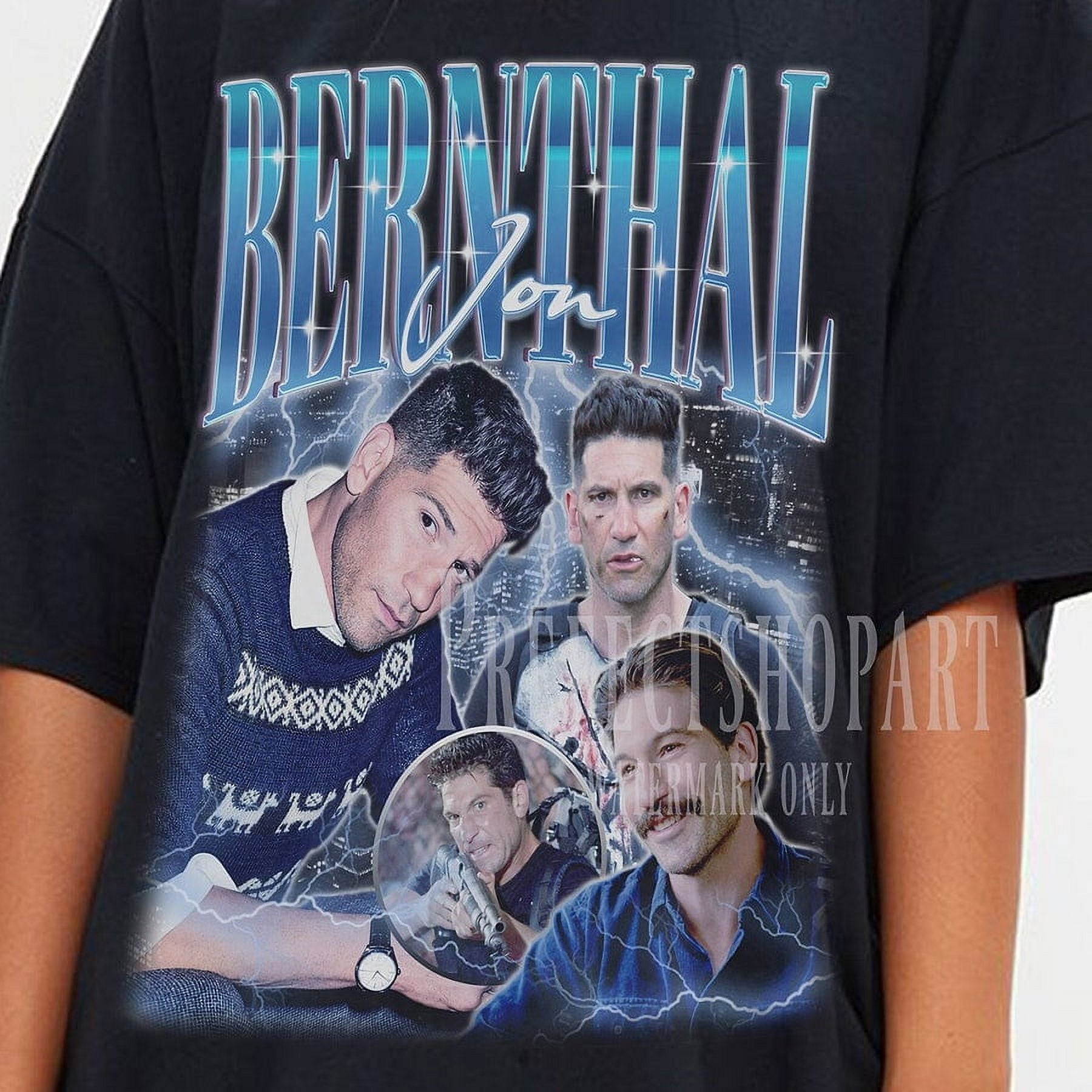 JON BERNTHAL Shirt, Jon Bernthal Homage T-Shirt, Jonathan Edward Bernthal American Actor Vintage ...