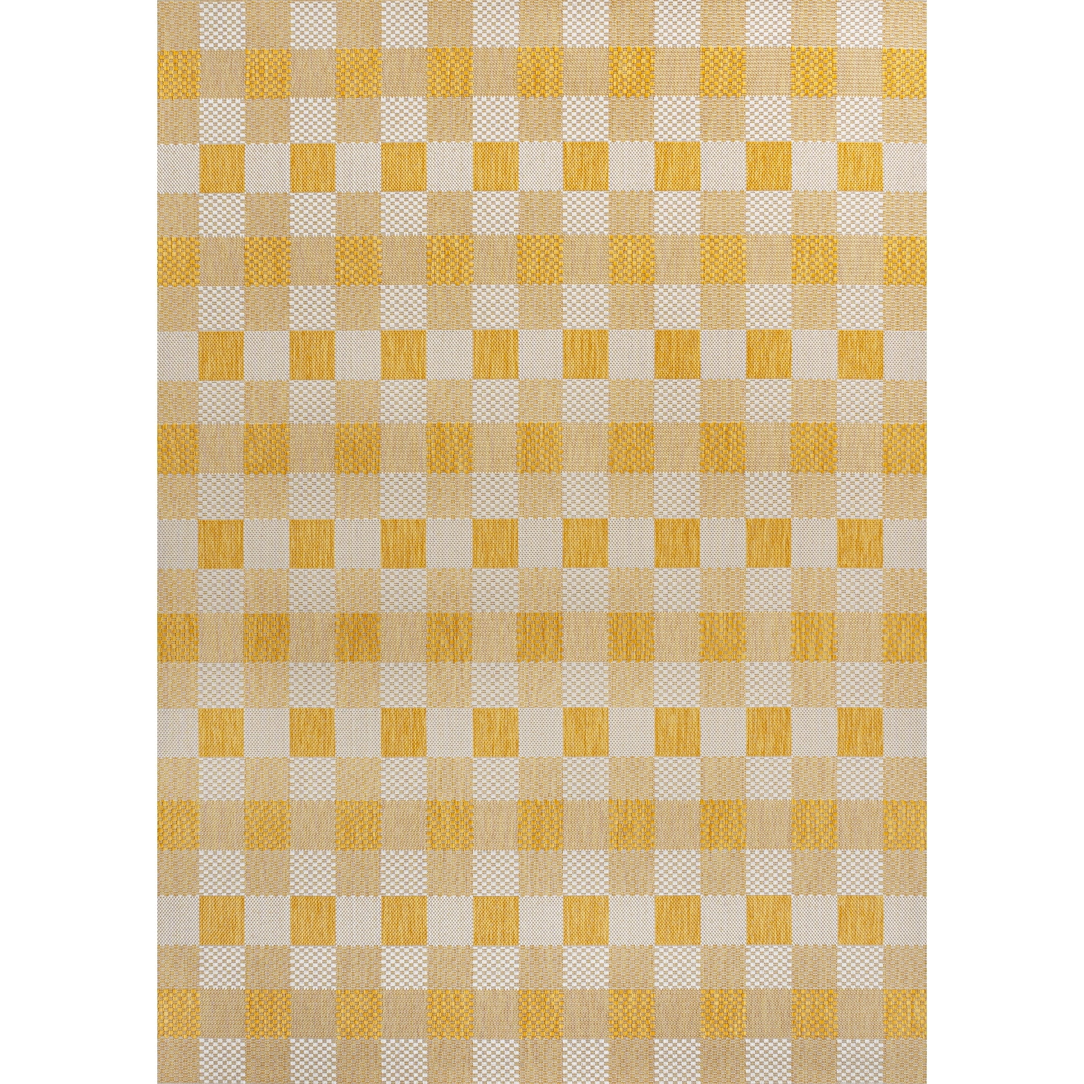 JONATHAN Y Biot Traditional Geometric Bold Gingham Black/Cream Indoor ...