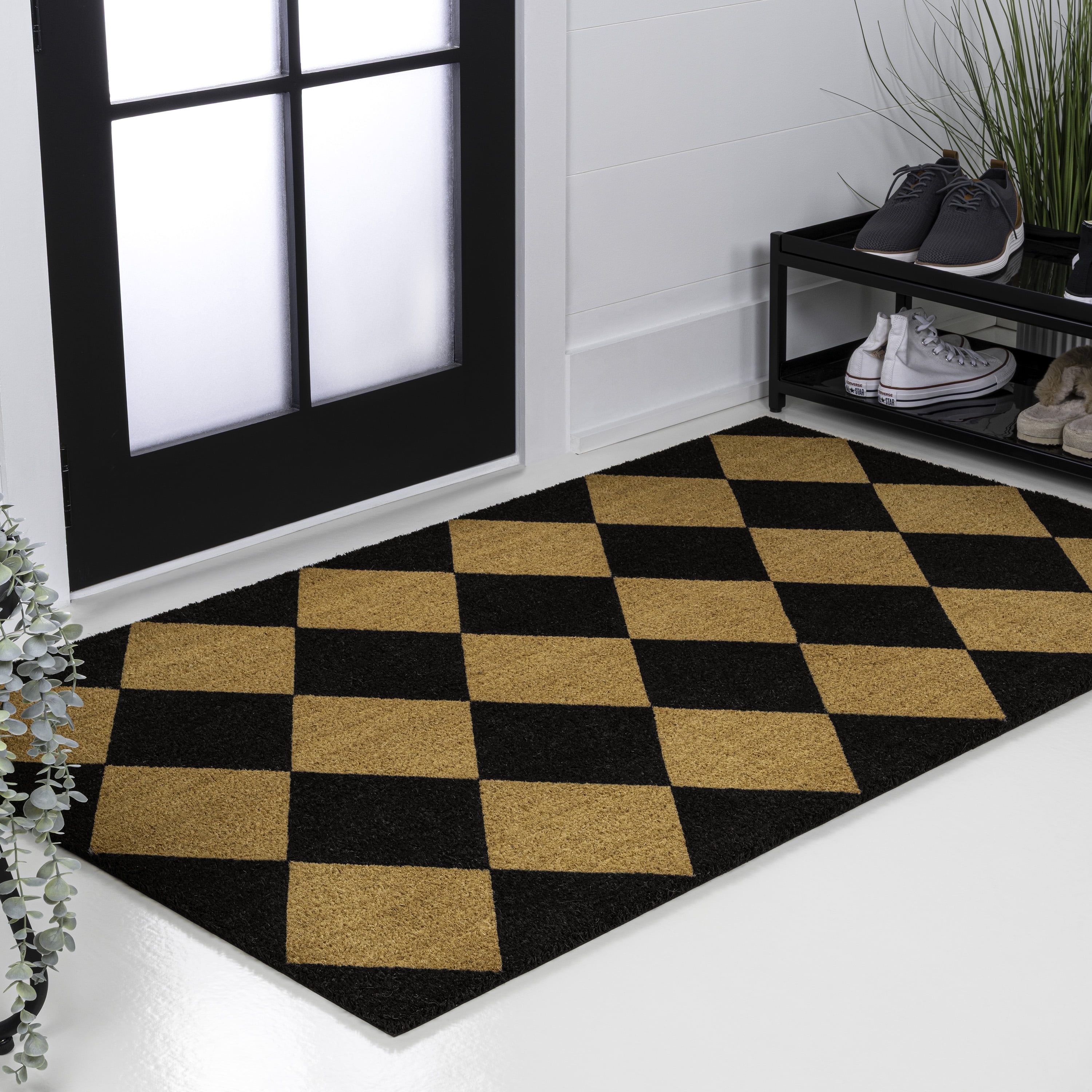 JONATHAN Y CocoHarbor Greet 3 x 6 Mat, Peater Classic Casual Commerical ...