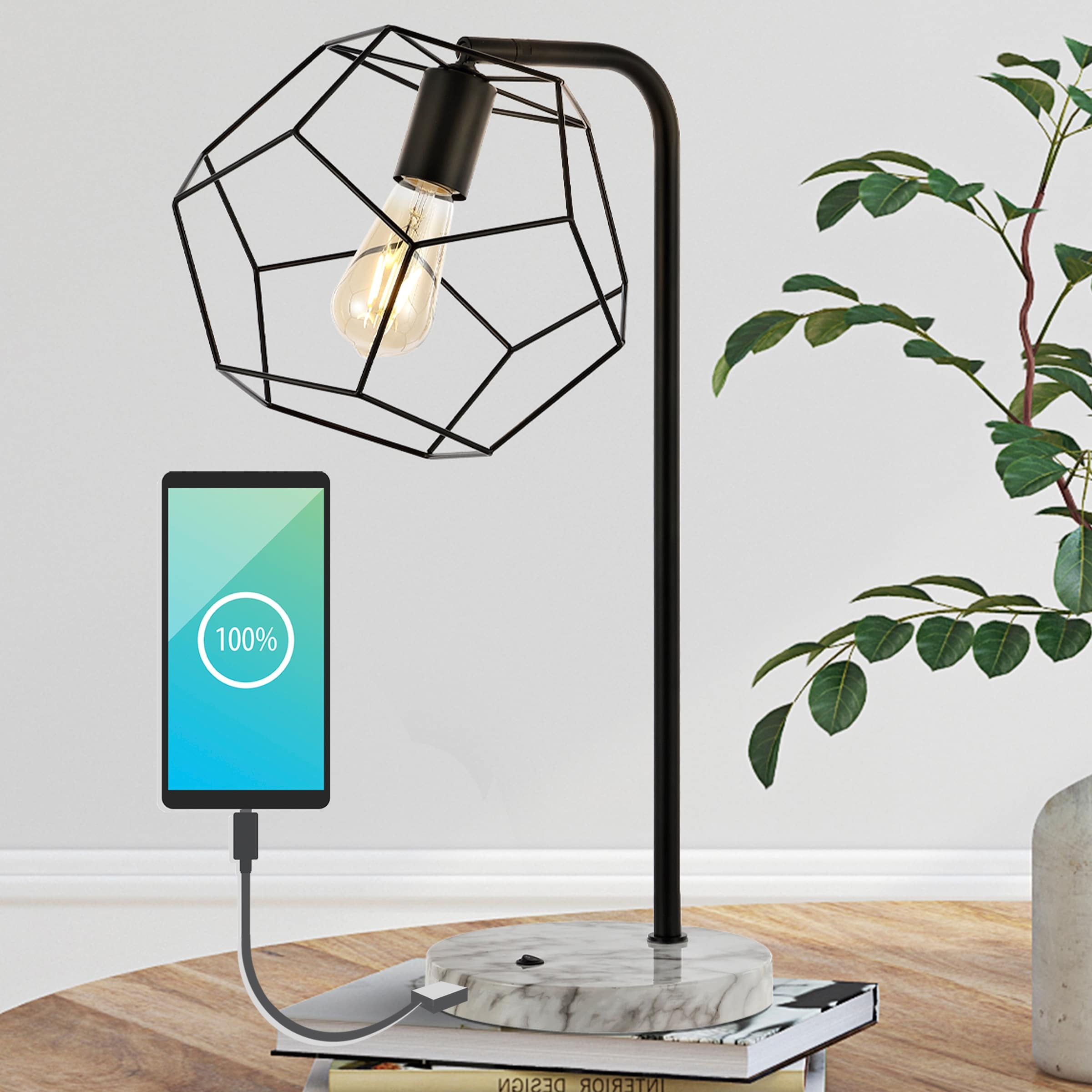 JONATHAN Y Cooper 23.5" Industrial Farmhouse Head-Adjustable Iron LED ...