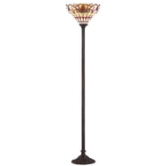 RADIANCE Goods Tiffany-Style 1 Light Victorian Torchiere Floor Lamp 15 ...