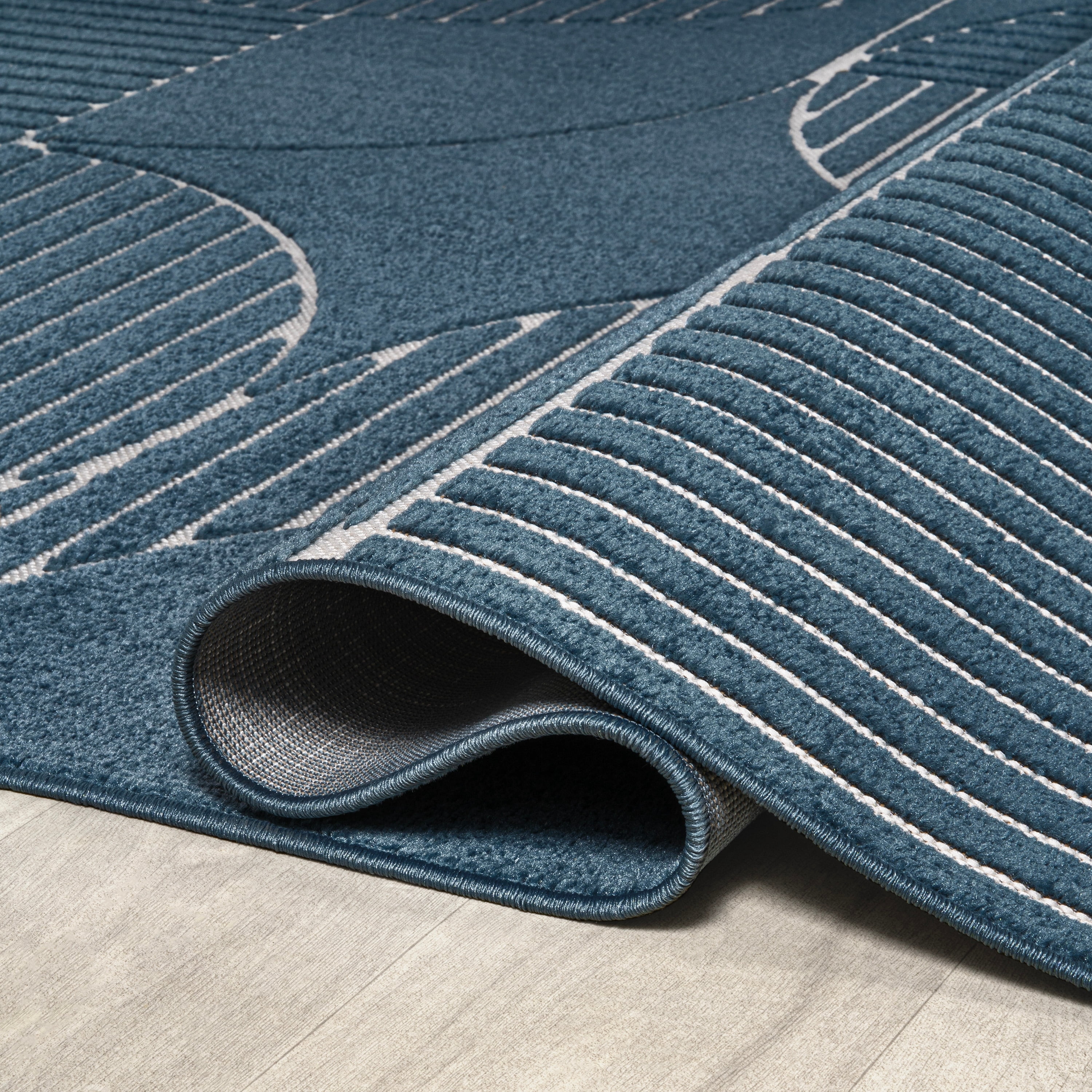 JONATHAN Y Dila Geometric Arch Scandi Striped Ivory/Cream Area Rug 4 X ...