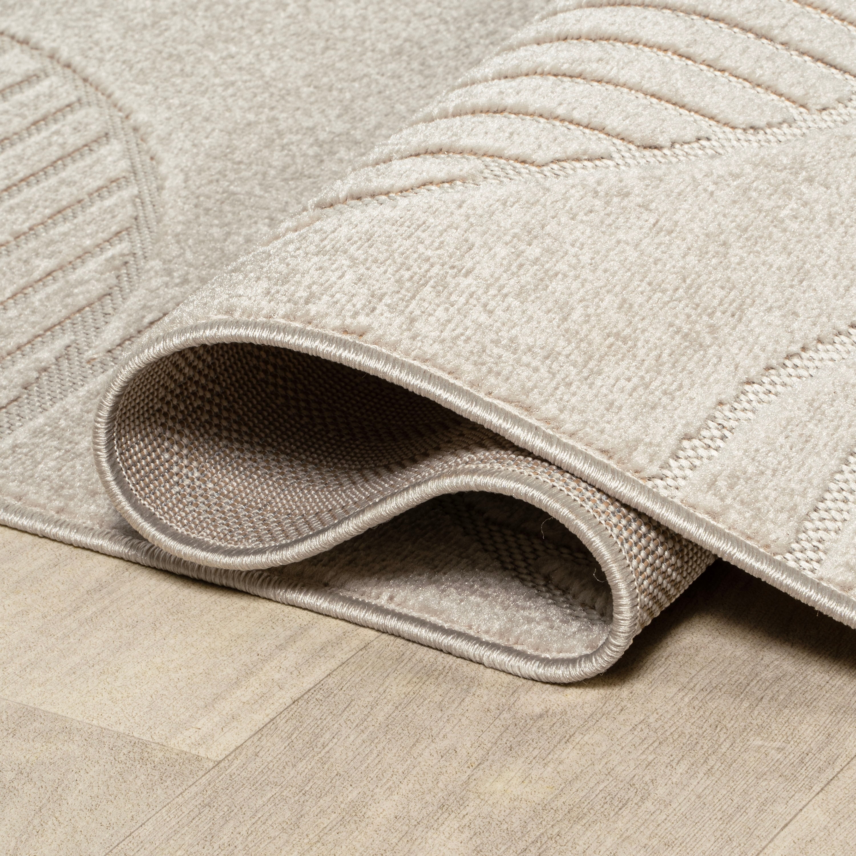 JONATHAN Y Dila Geometric Arch Scandi Striped Ivory/Cream Area Rug 5 ...