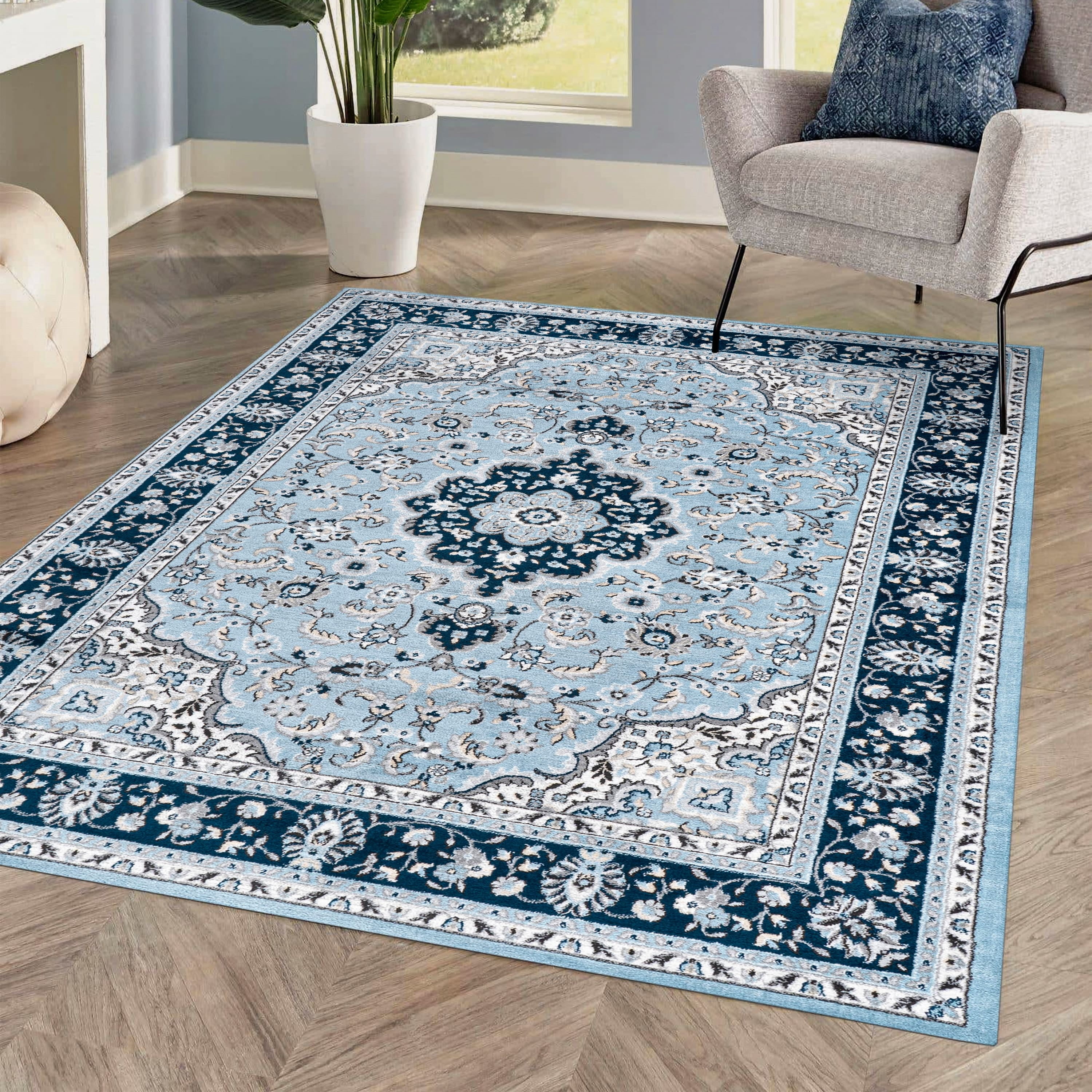JONATHAN Y JONATHAN Y Acanthus Modern Persian Floral Area Rug 3 X 5 ...