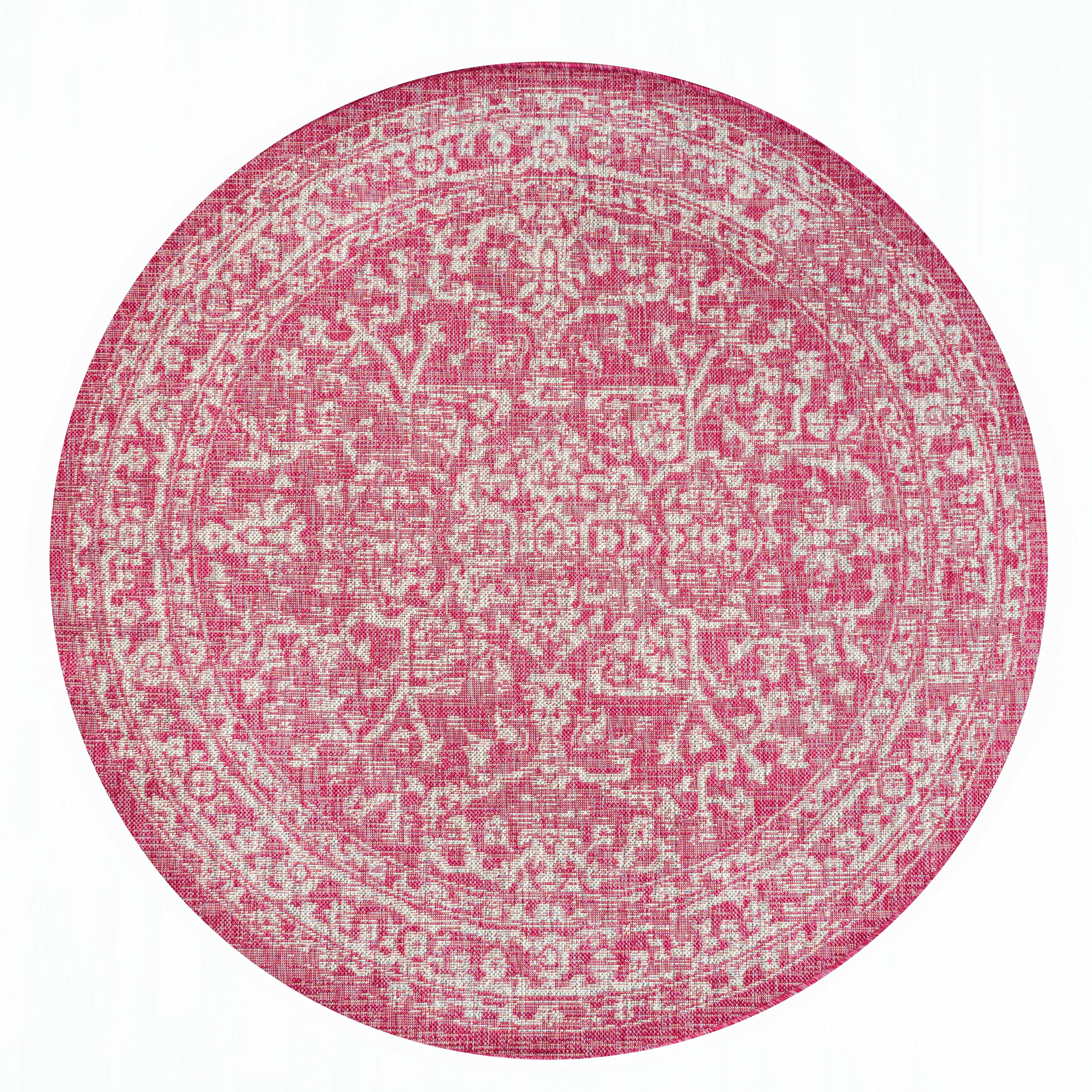 JONATHAN Y JONATHAN Y Medallion Textured Weave Indoor/Outdoor Area Rug ...
