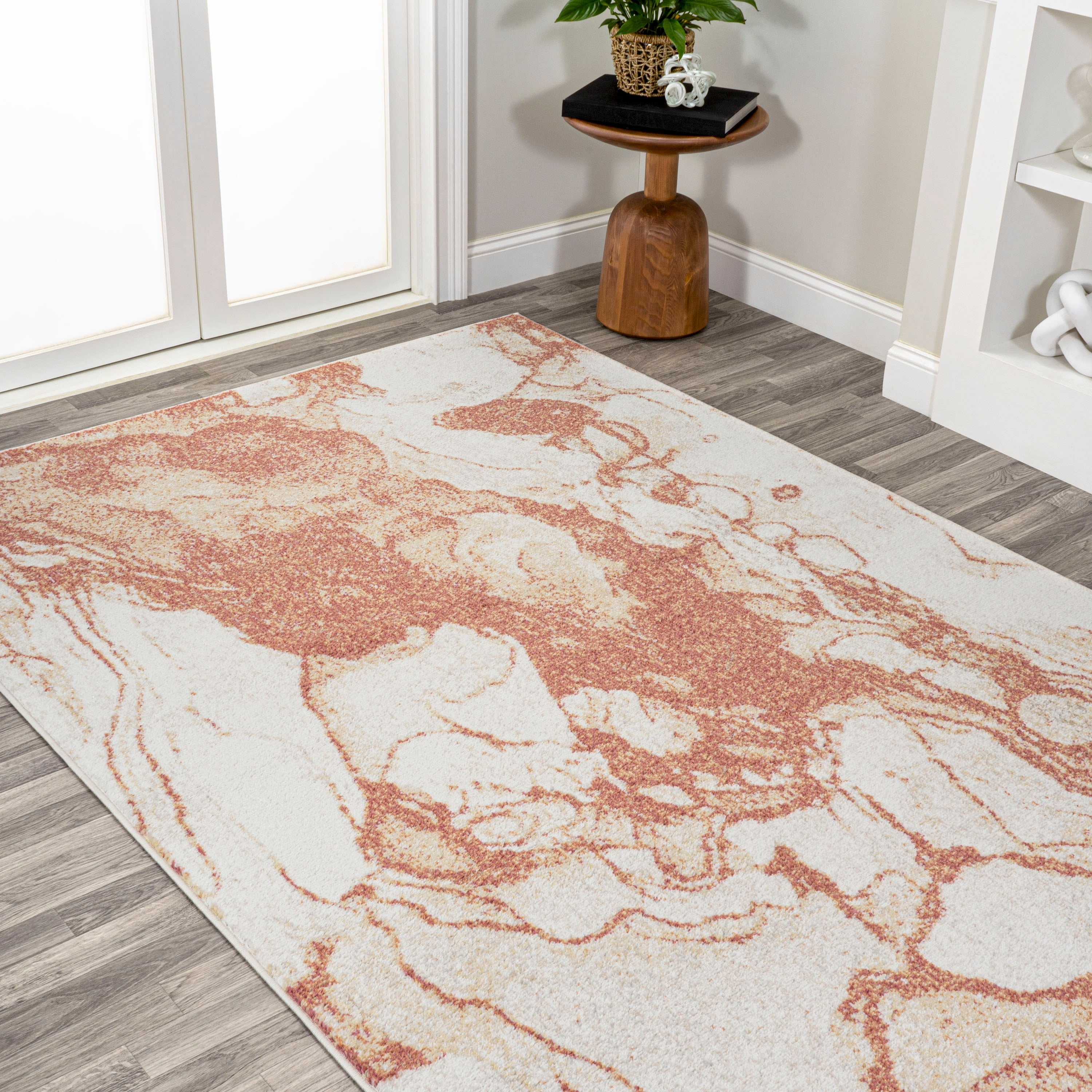 JONATHAN Y JONATHAN Y Giglio Abstract Marbled Modern Area Rug 4 X 6 ...