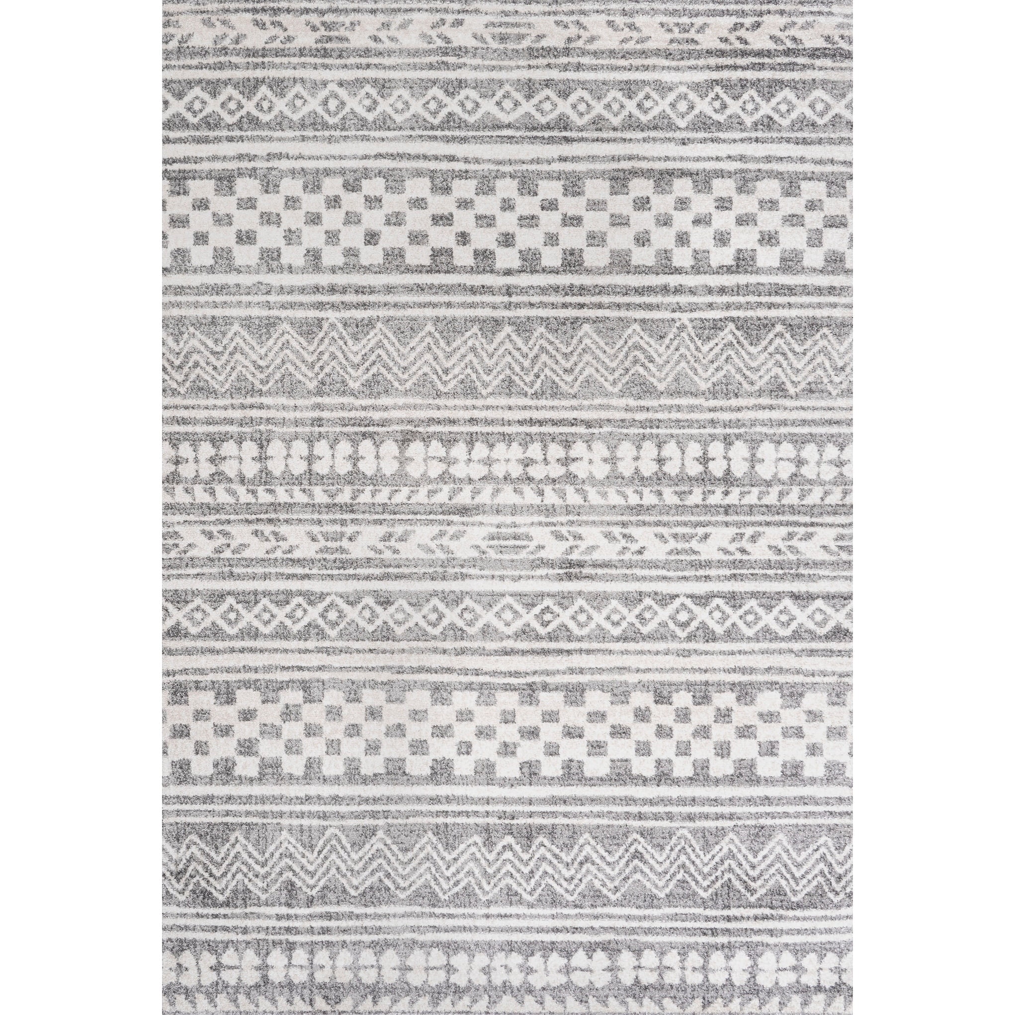 JONATHAN Y JONATHAN Y Idris Tribal Geometric Stripe Area Rug 4 X 6 ...