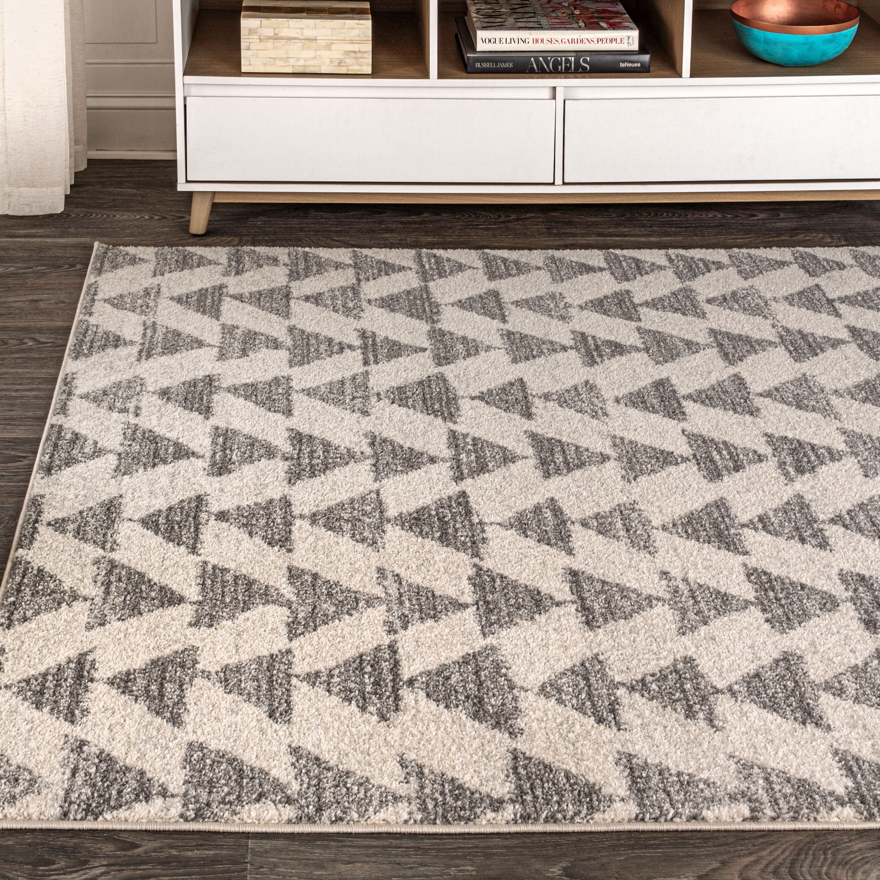 JONATHAN Y JONATHAN Y Khalil Moroccan Triangle Geometric Area Rug 8 X ...