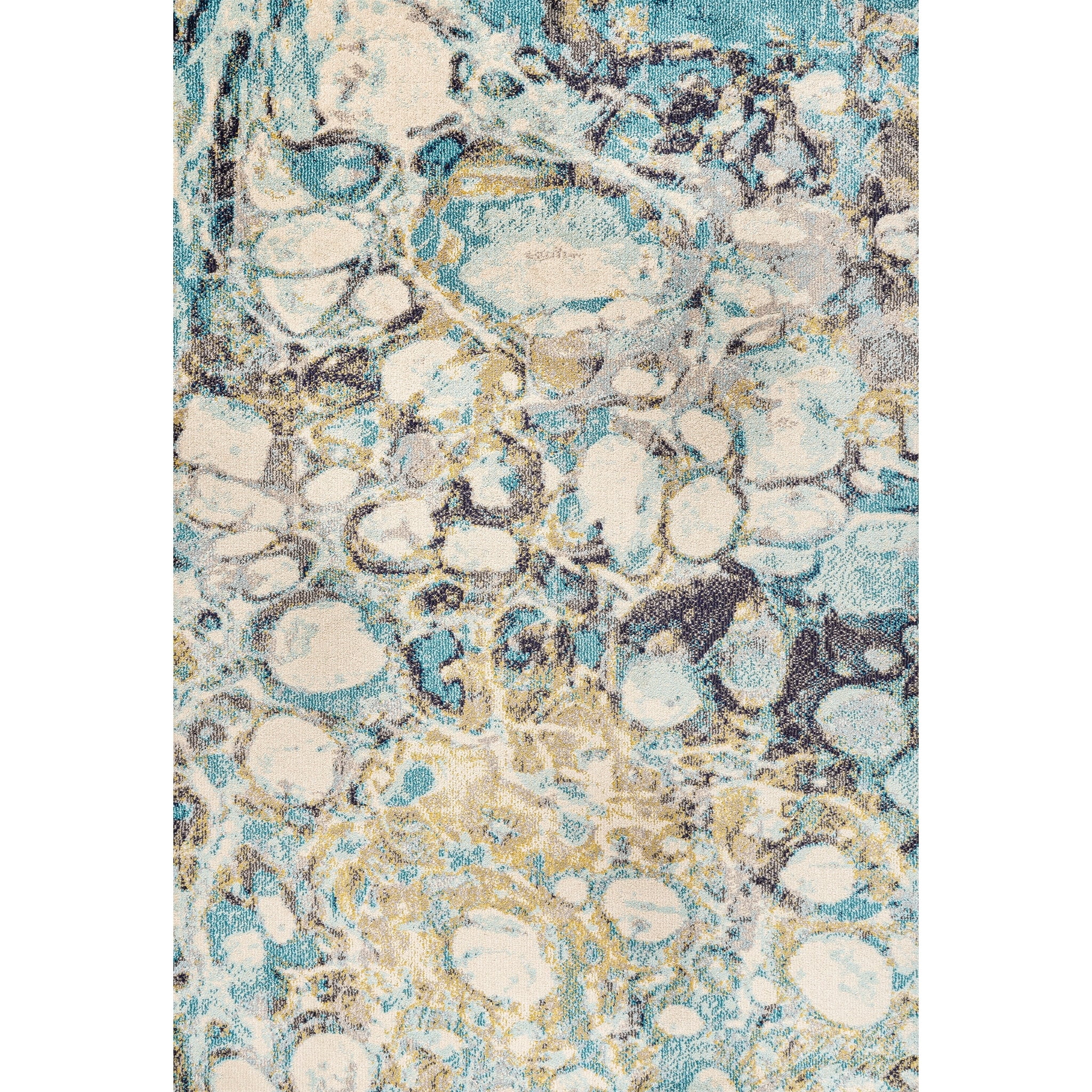 JONATHAN Y JONATHAN Y Linear Marbled Abstract Area Rug Blue/Beige 3 X 5 ...