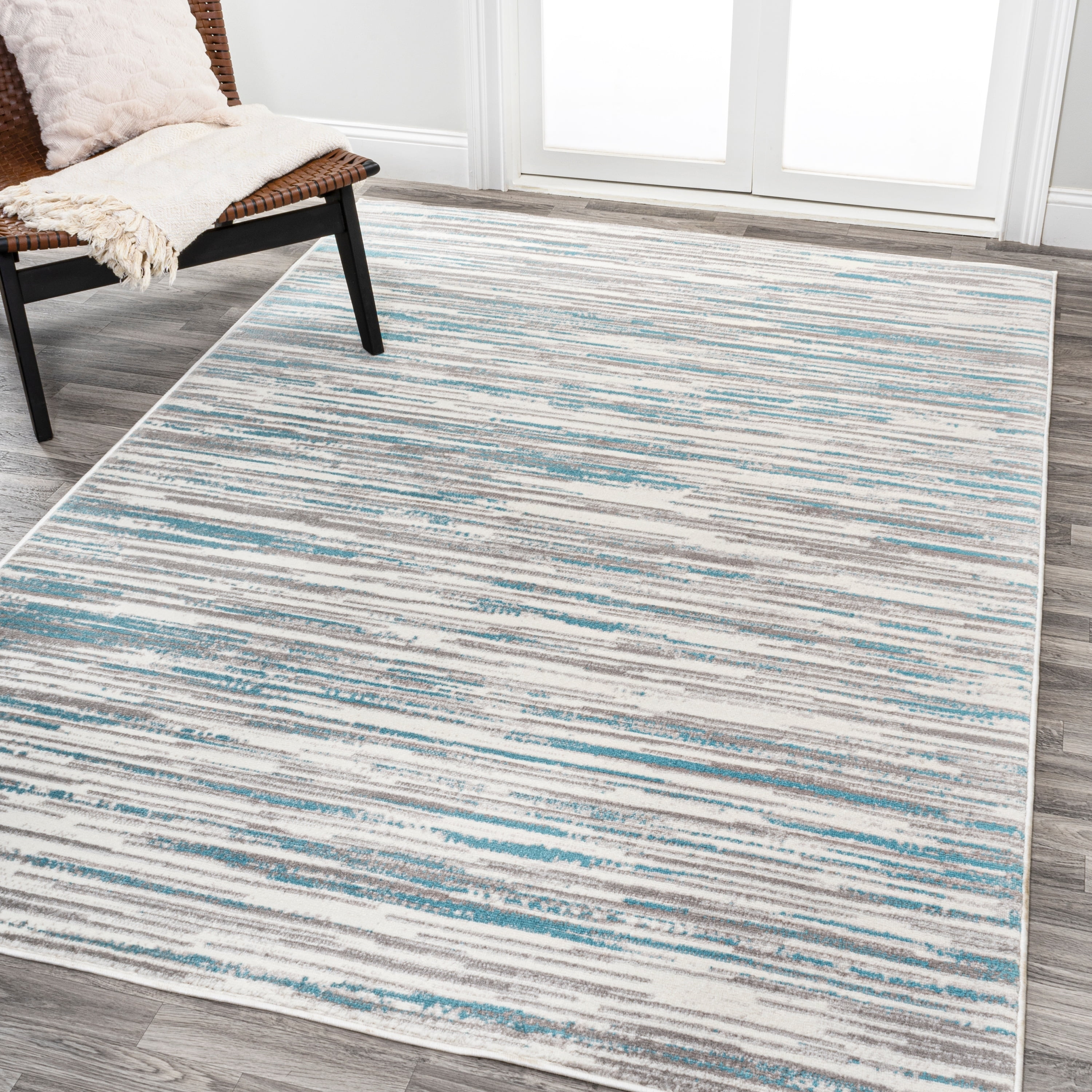 JONATHAN Y JONATHAN Y Madrid Modern Abstract Muted Flowers Area Rug 4 X ...