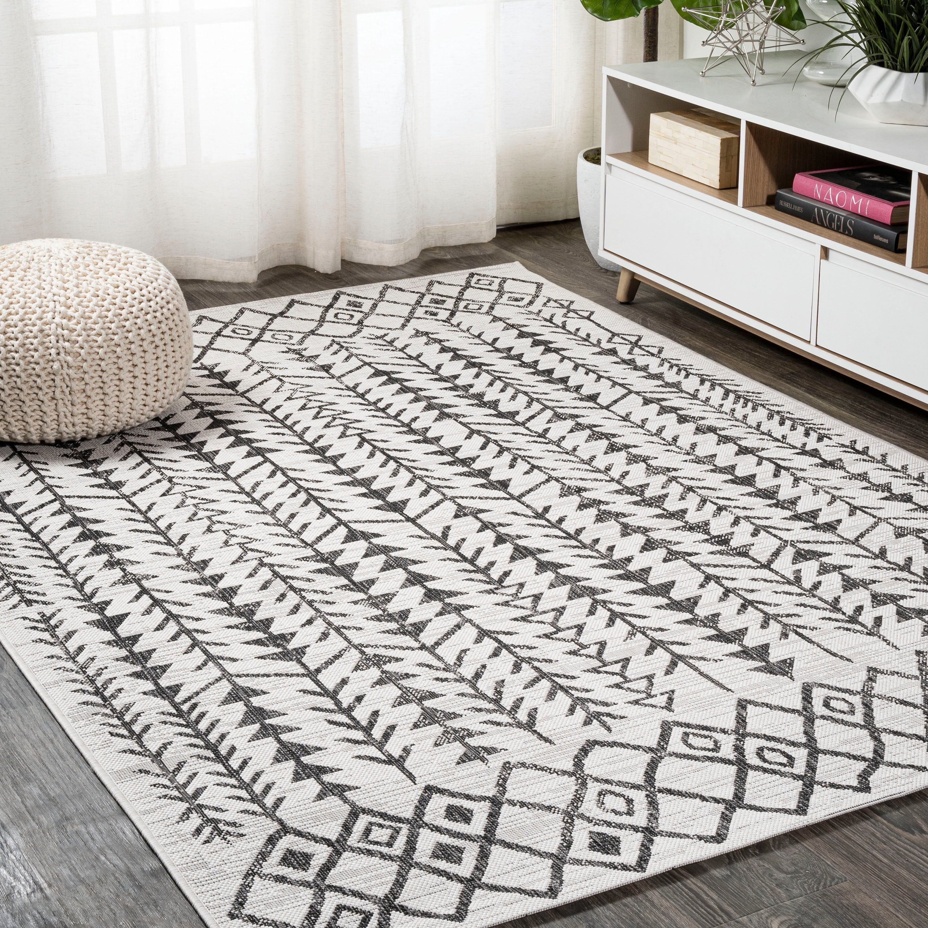 JONATHAN Y JONATHAN Y Sukie Bohemian Geometric Indoor/Outdoor Area Rug ...
