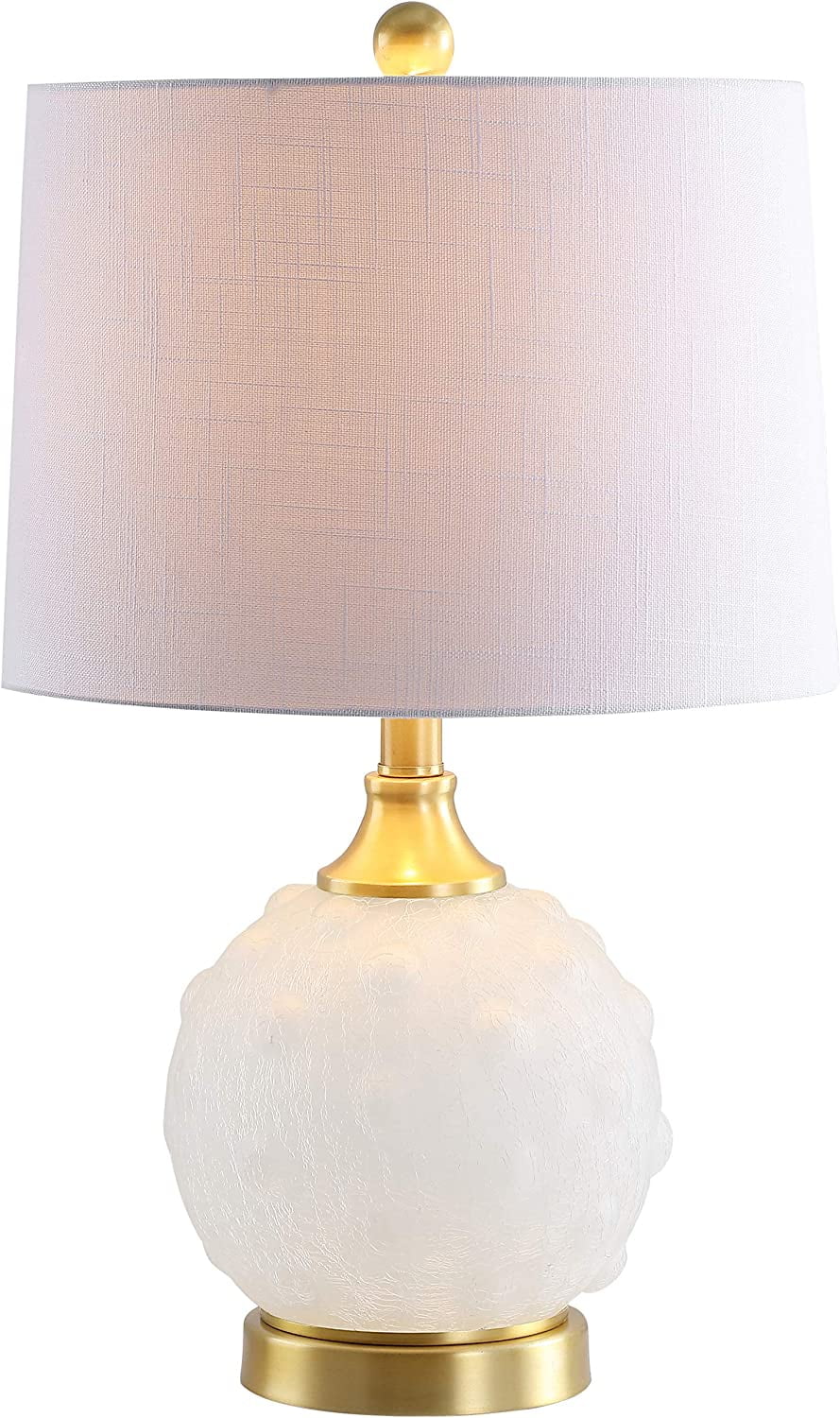 JONATHAN Y JYL6200A Ilsa 22" Dotted Glass/Metal LED Table Lamp ...