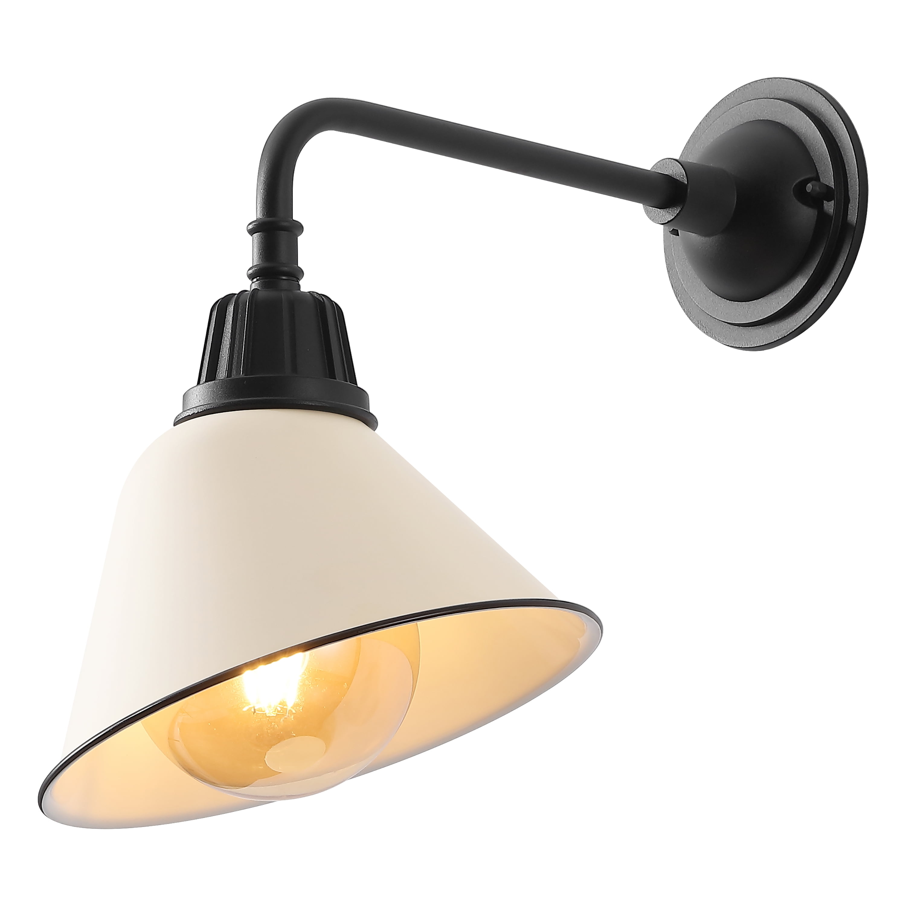 JONATHAN Y JYL7612J Croydon 9.63" 1-Light Farmhouse Industrial Indoor ...