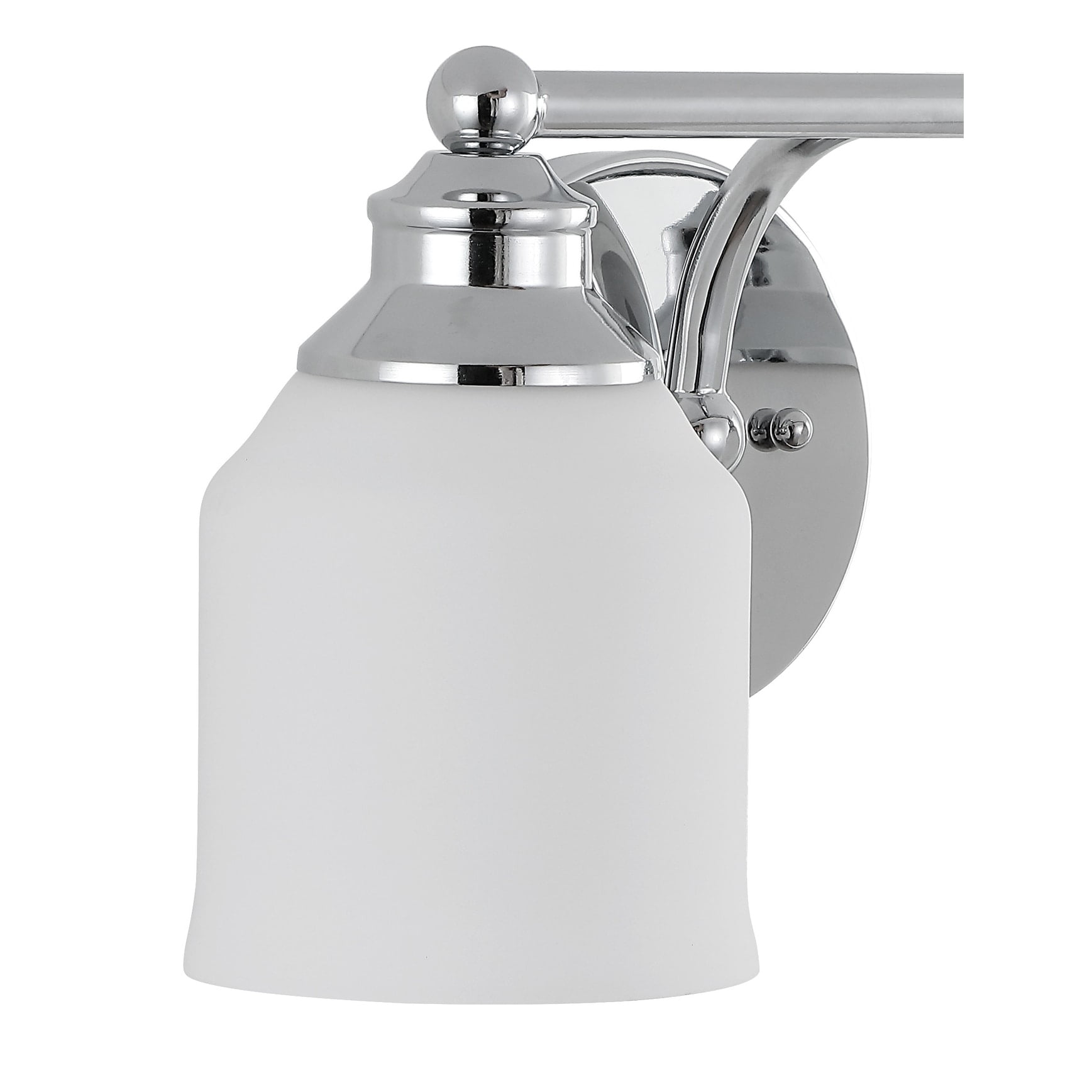 JONATHAN Y Jayne Iron/Frosted Glass Farmhouse Cottage LED Vanity Light ...