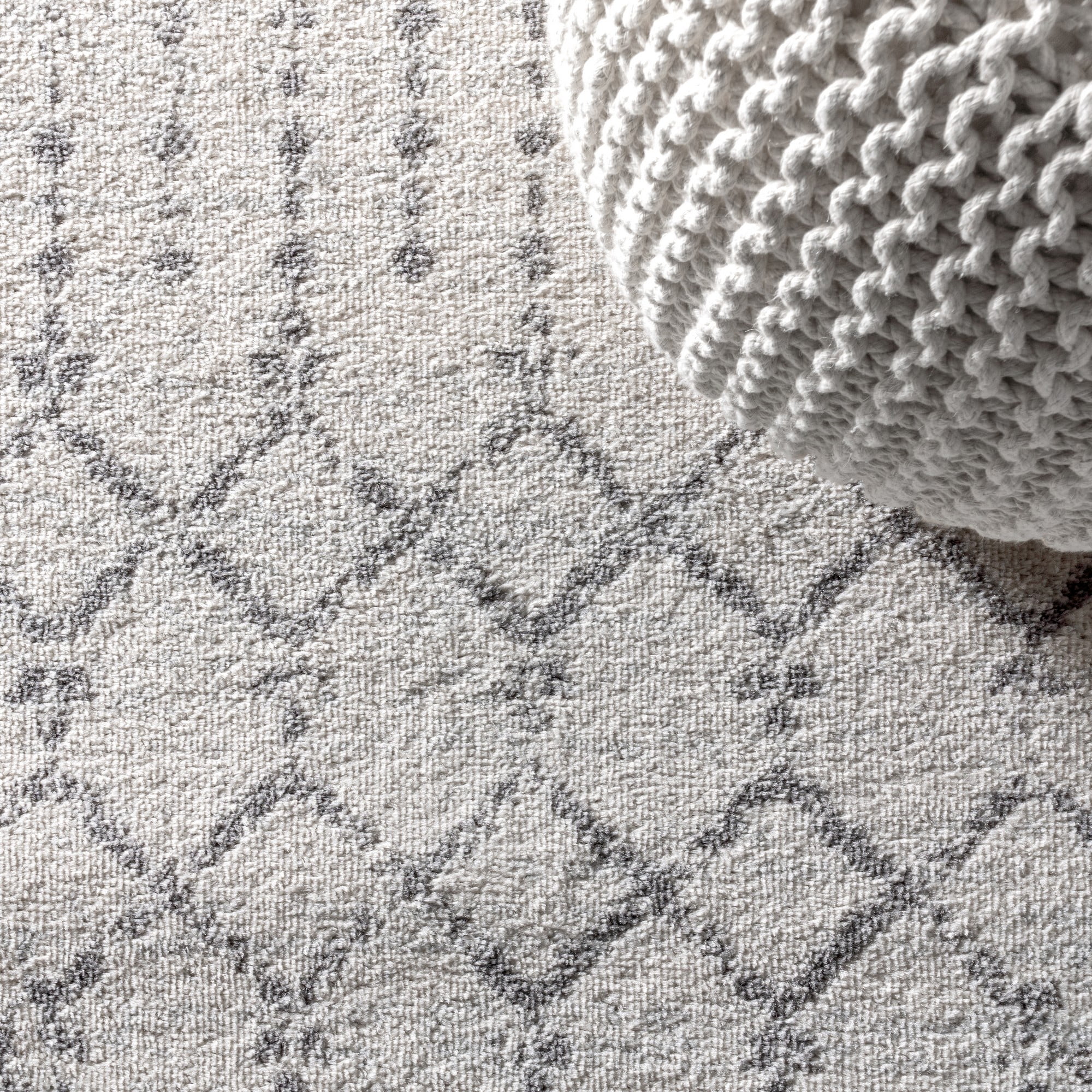 JONATHAN Y MOH101B-23 Moroccan HYPE Boho Vintage Diamond Cream/Gray 2 ...