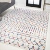 SAFAVIEH Rag Skylar Striped Cotton Area Rug, Light Green/Multi, 2' x 3 ...