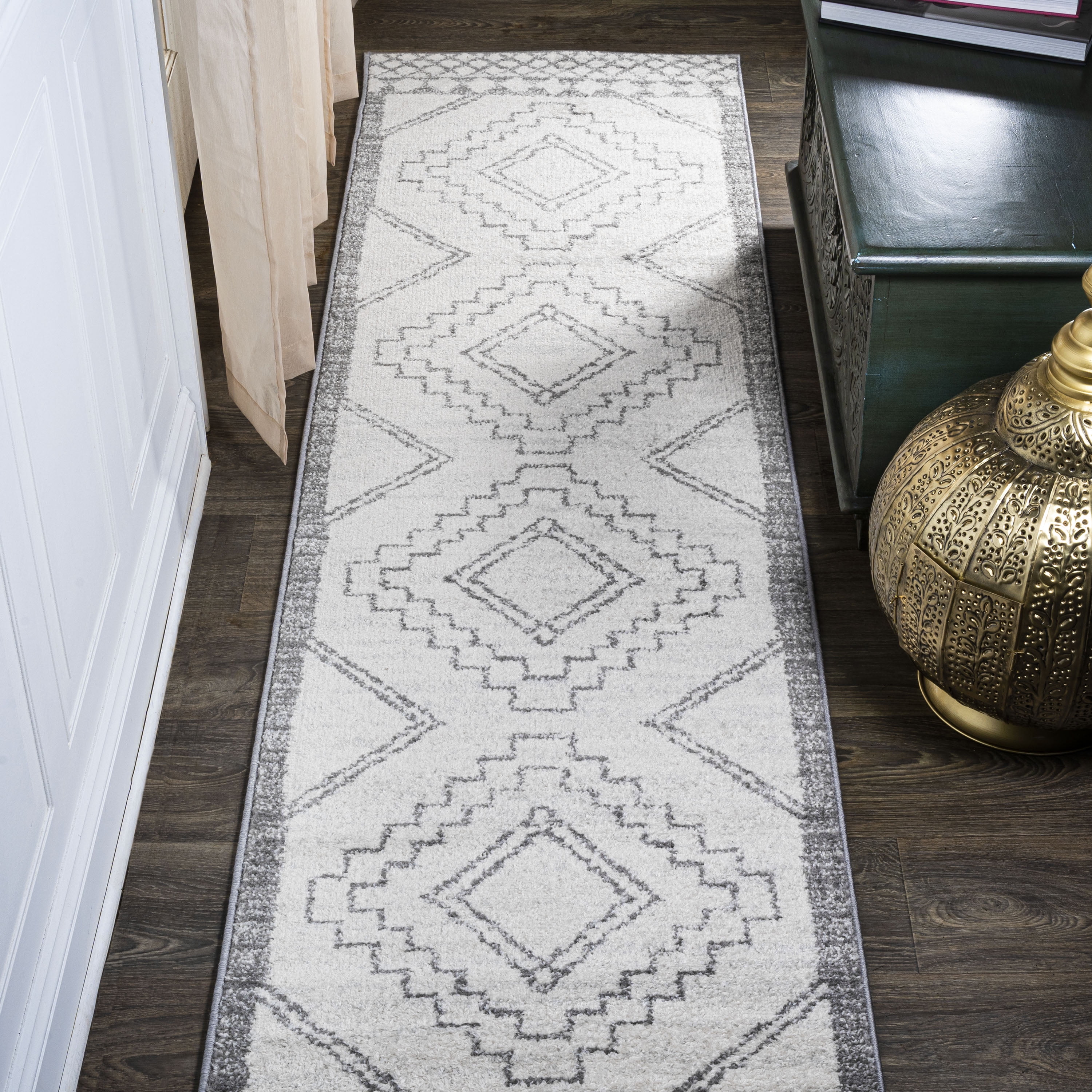 JONATHAN Y MOROCCAN HYPE 2 x 20 Runner Rug, Amir Moroccan Beni Souk ...