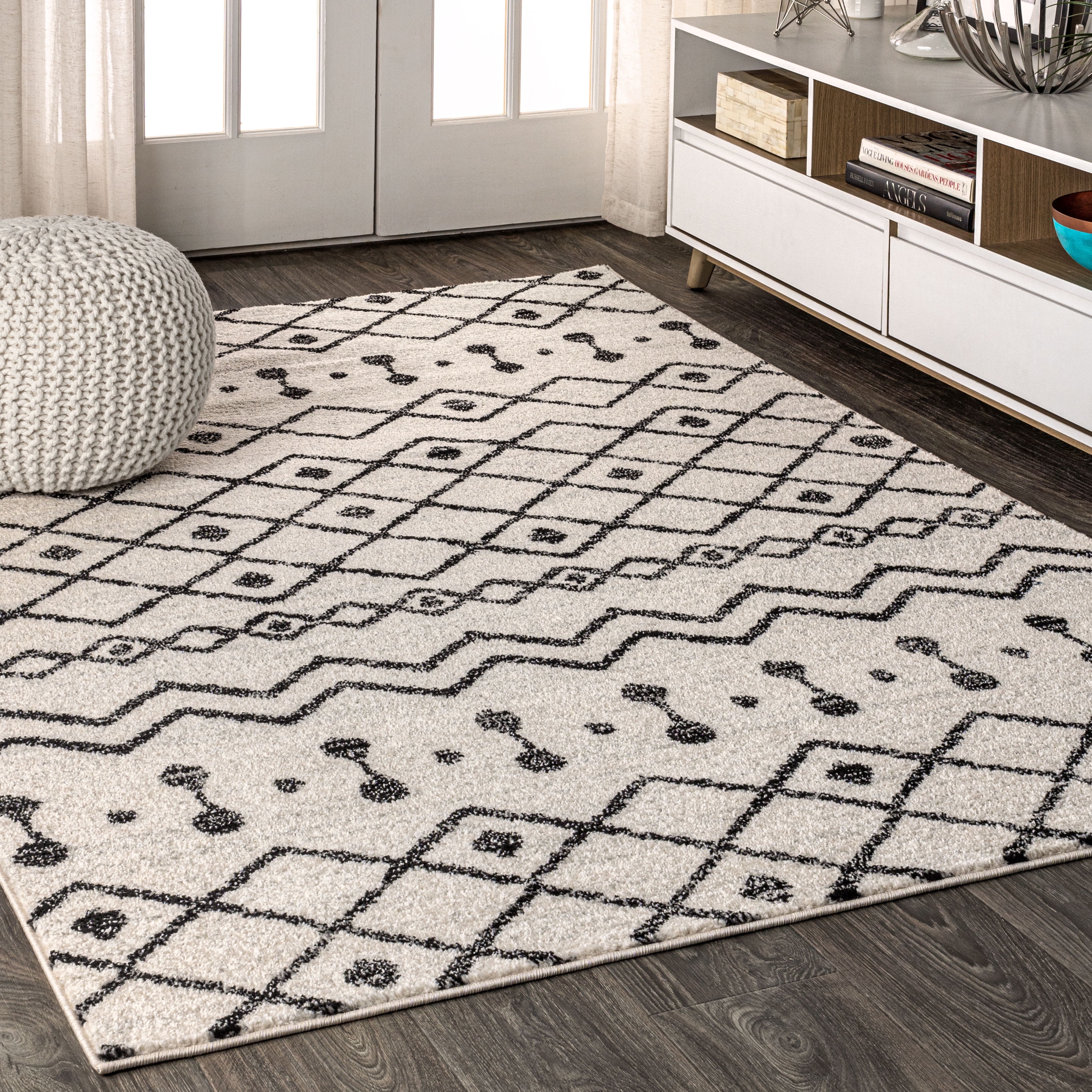 JONATHAN Y MOROCCAN HYPE 5 x 8 Area Rug, Aksil Moroccan Beni Souk ...