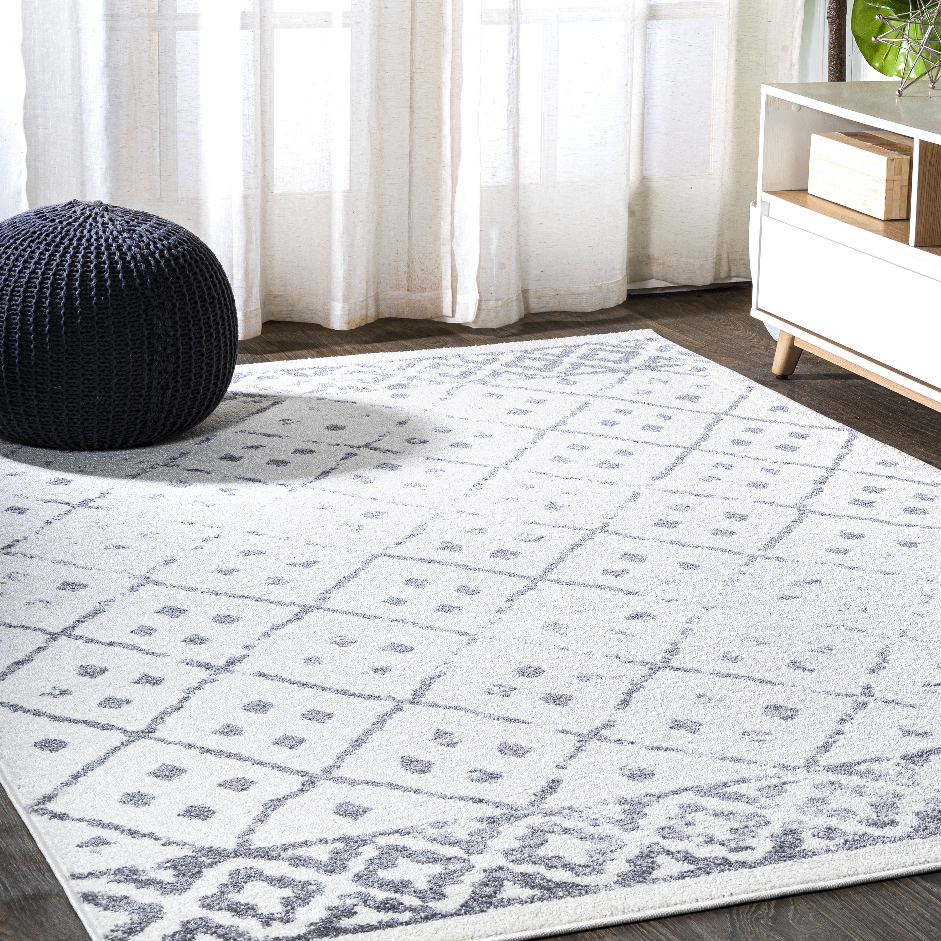 JONATHAN Y MOROCCAN HYPE 8 x 10 Area Rug, Juba Moroccan Geometric ...