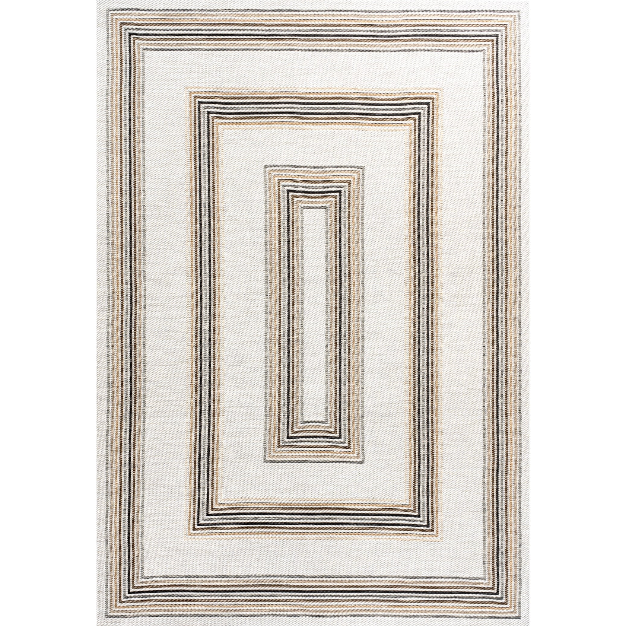 JONATHAN Y Reversible Eryx Classic Nautical Mitre Stripe Machine ...