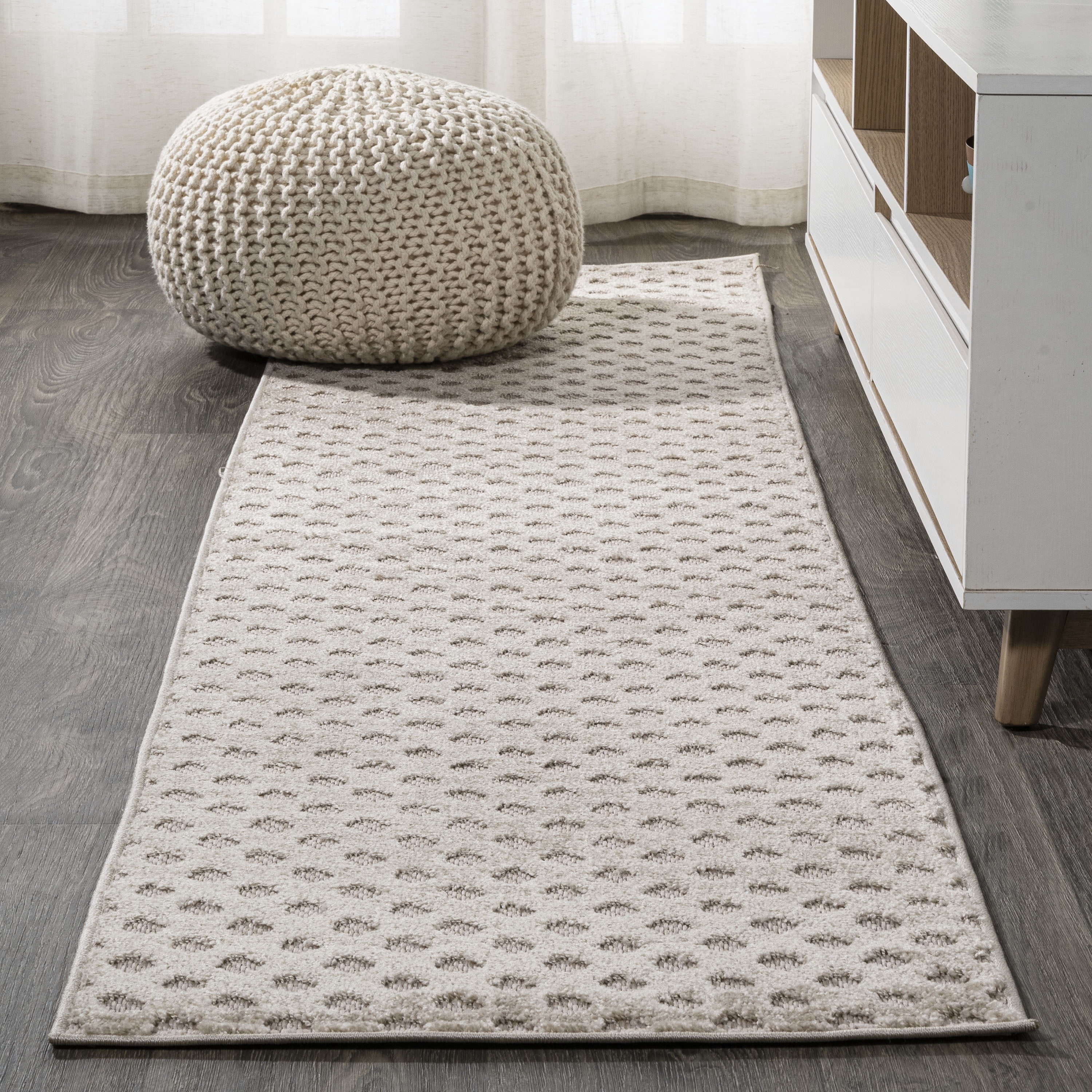 JONATHAN Y SOUTH BEACH 2 x 8 Runner Rug, Rabat Pile Mini-Diamond ...