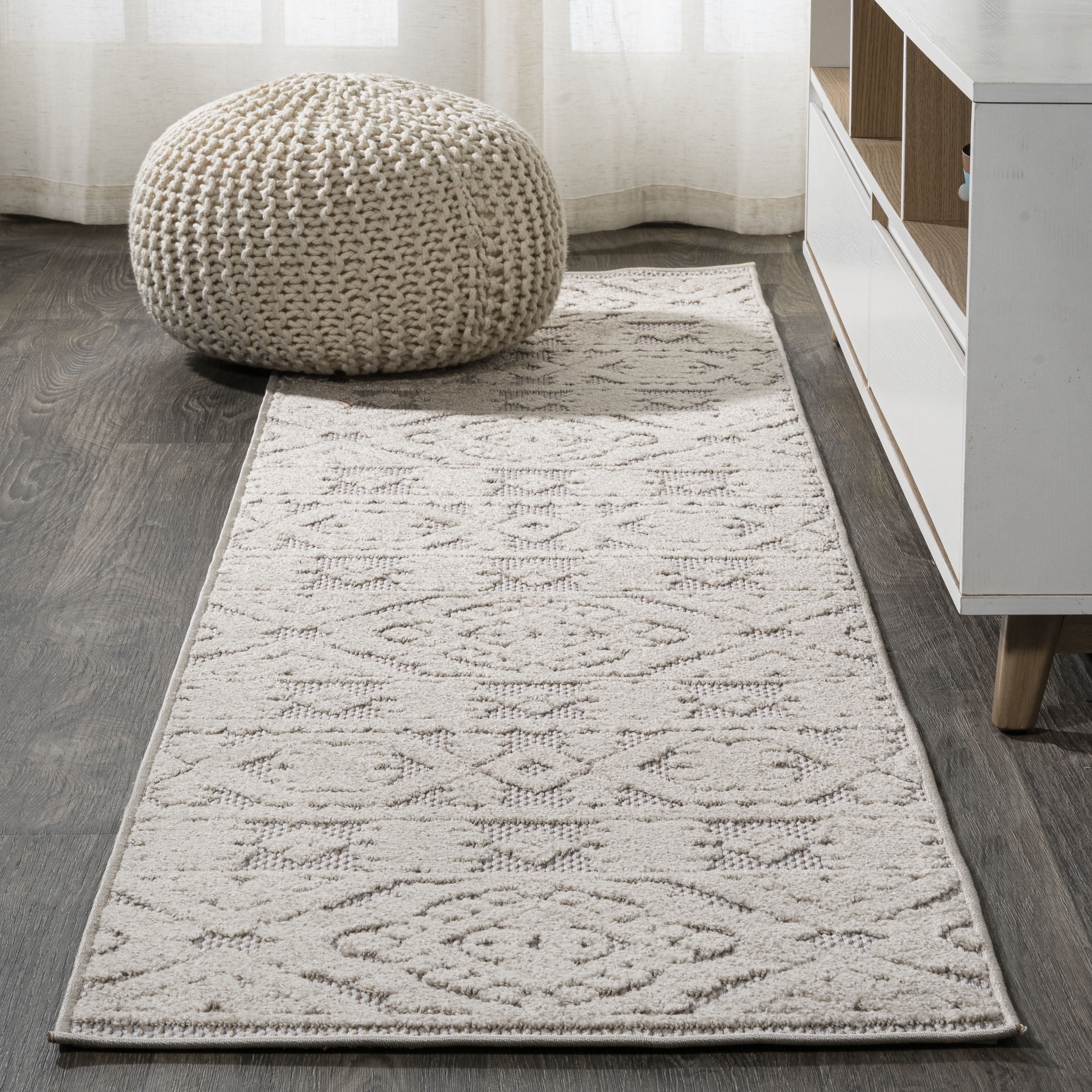 JONATHAN Y SOUTH BEACH 2 x 8 Runner Rug, Citta Pile Mediterranean Tile ...