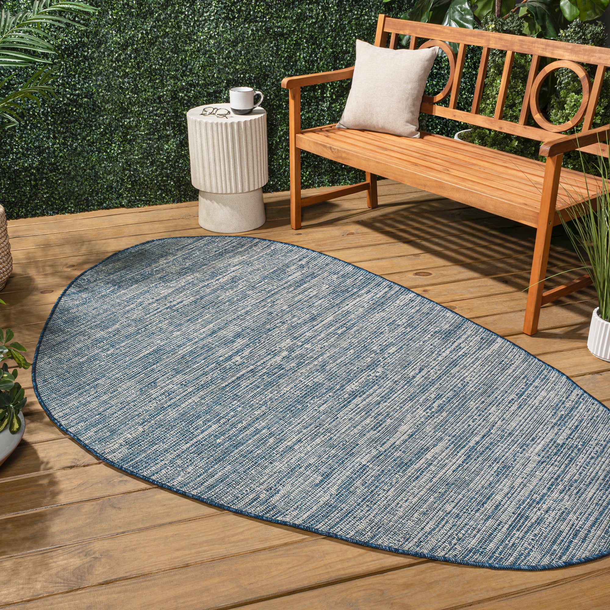 JONATHAN Y SHP202D-4 Callan Modern Rustic Abstract Gray/Navy 4 ft. x 6 ...