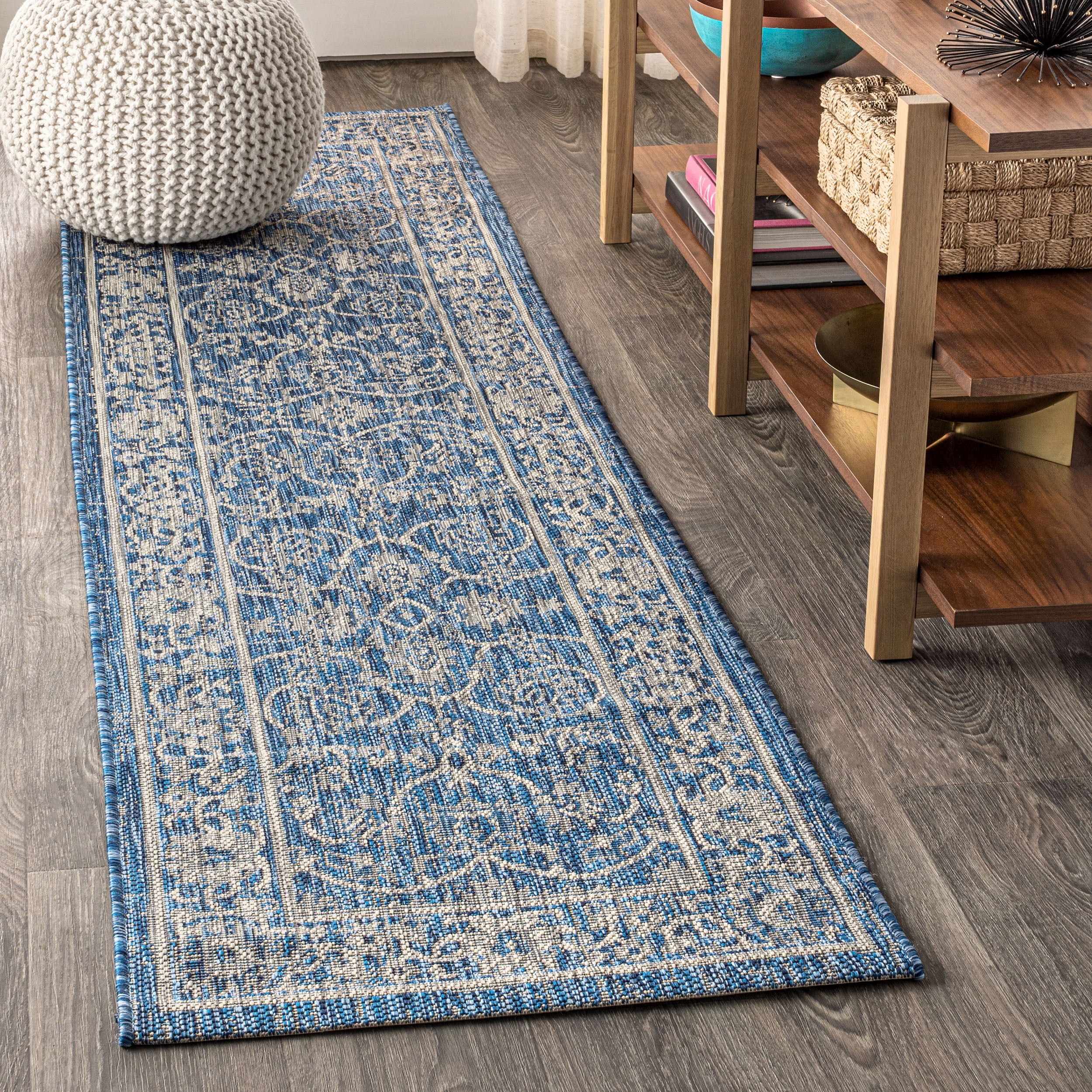 JONATHAN Y SANTA MONICA 2 x 10 Runner Rug, Palazzo Vine and Border ...