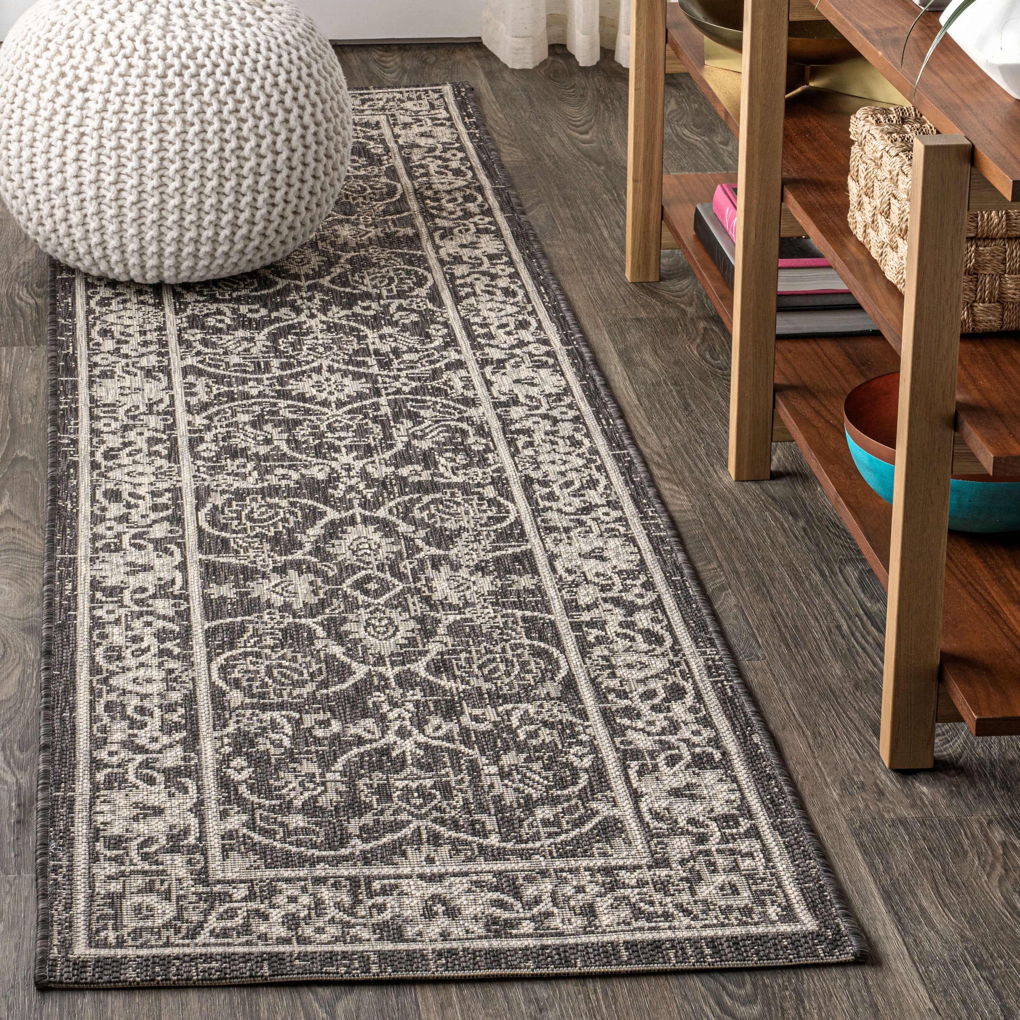 JONATHAN Y SANTA MONICA 2 x 8 Runner Rug, Palazzo Vine and Border ...