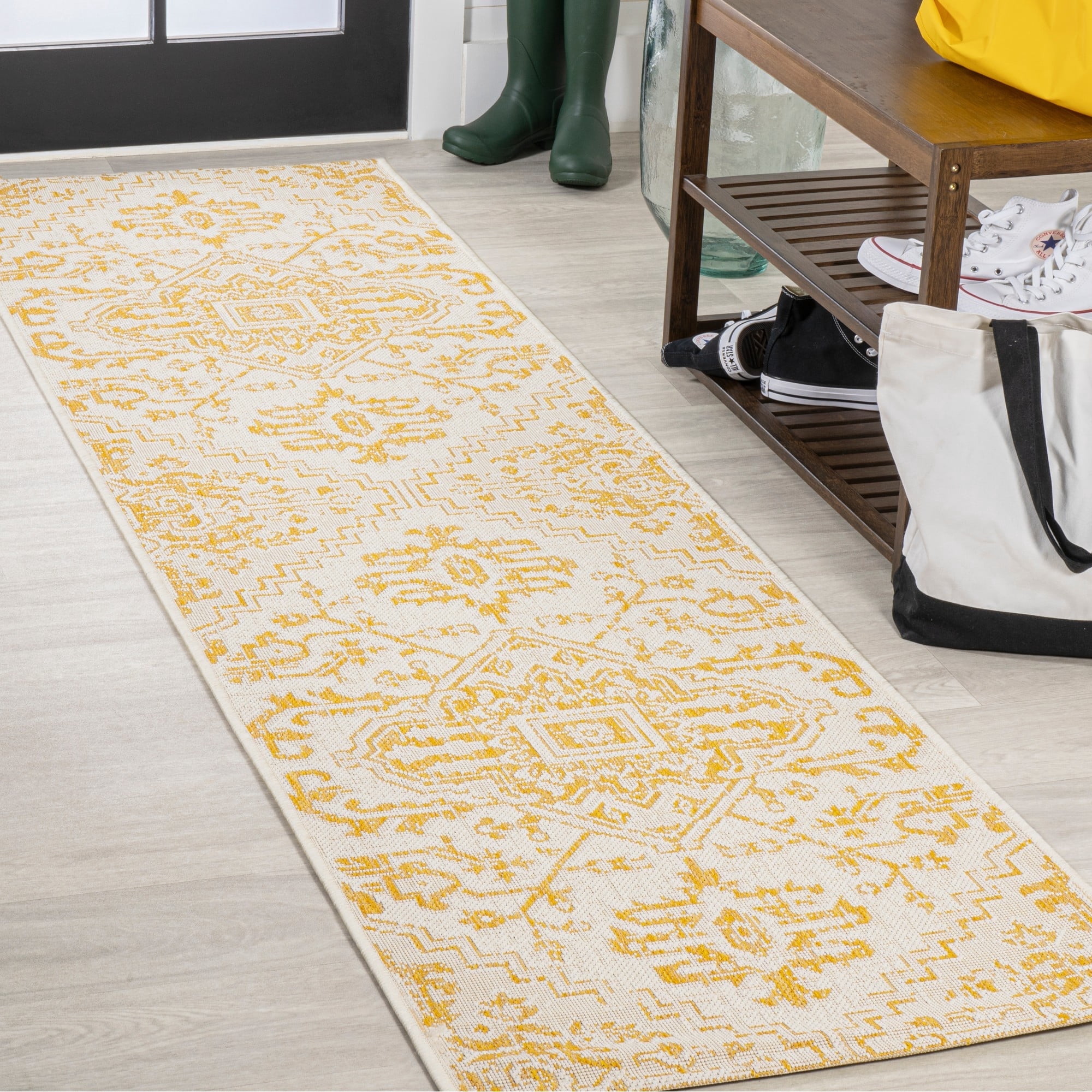 JONATHAN Y SANTA MONICA 2 x 8 Runner Rug, Estrella Bohemian Medallion ...
