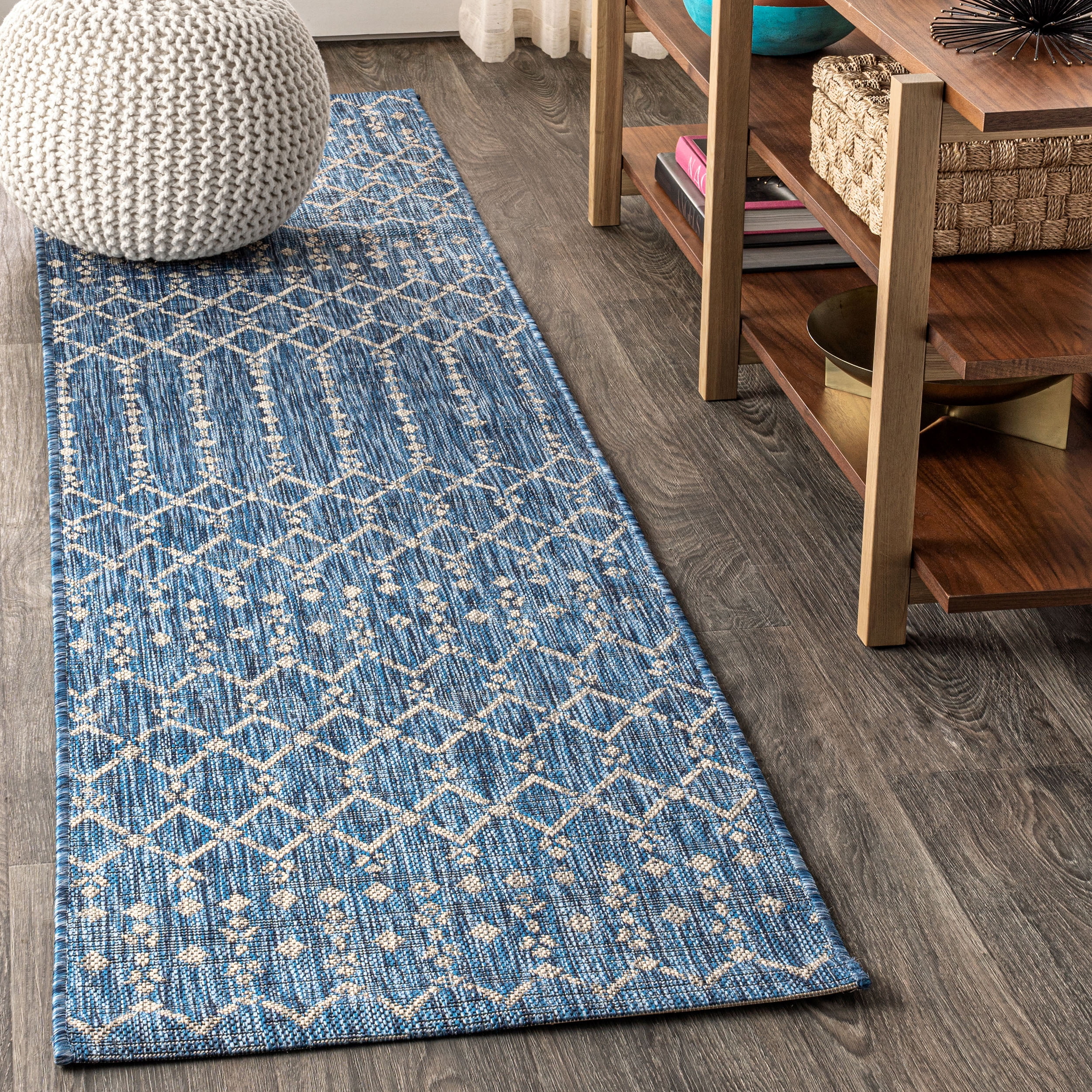 JONATHAN Y SANTA MONICA 2 x 8 Runner Rug, Ourika Moroccan Geometric ...