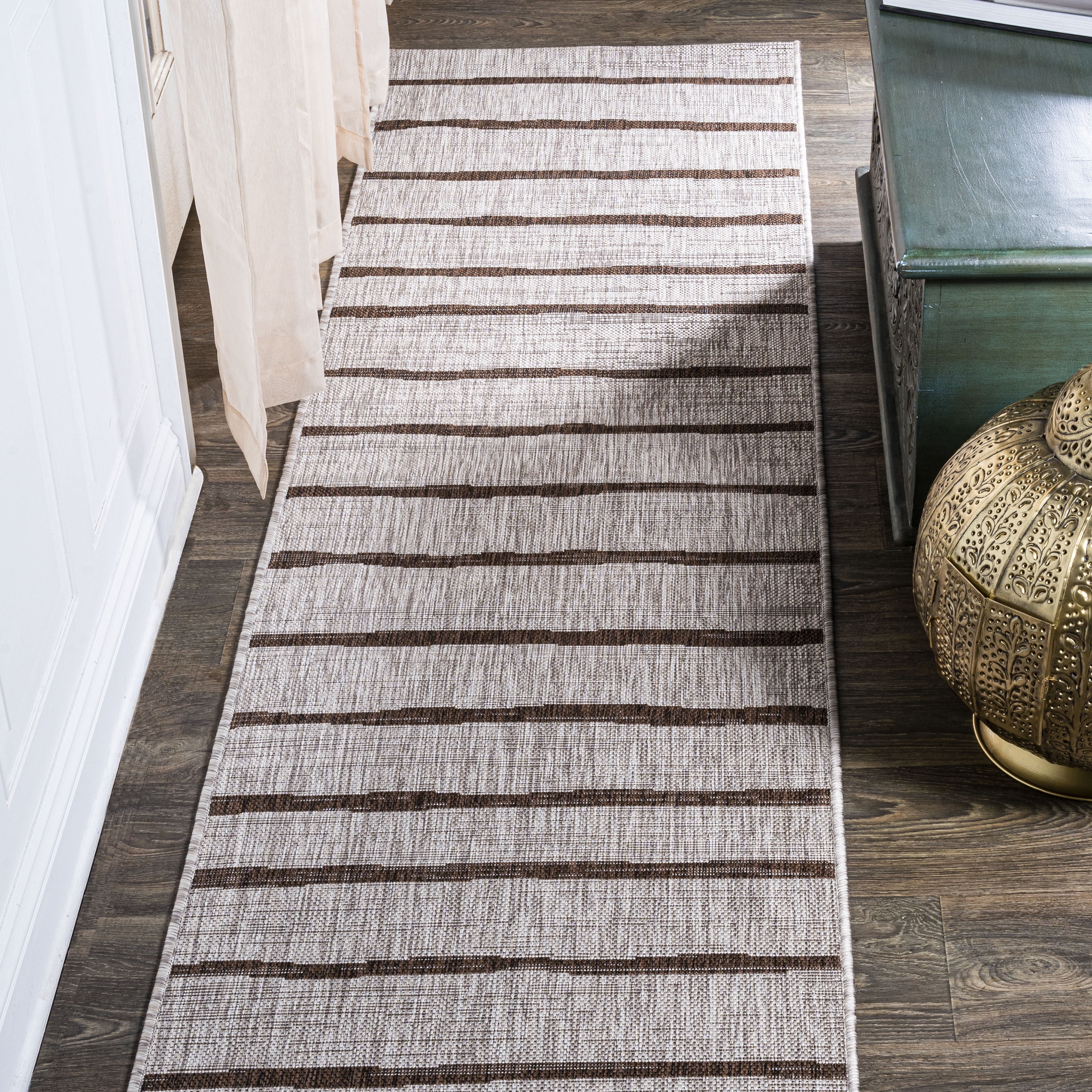 JONATHAN Y SANTA MONICA 2 x 10 Runner Rug, Colonia Berber Stripe ...