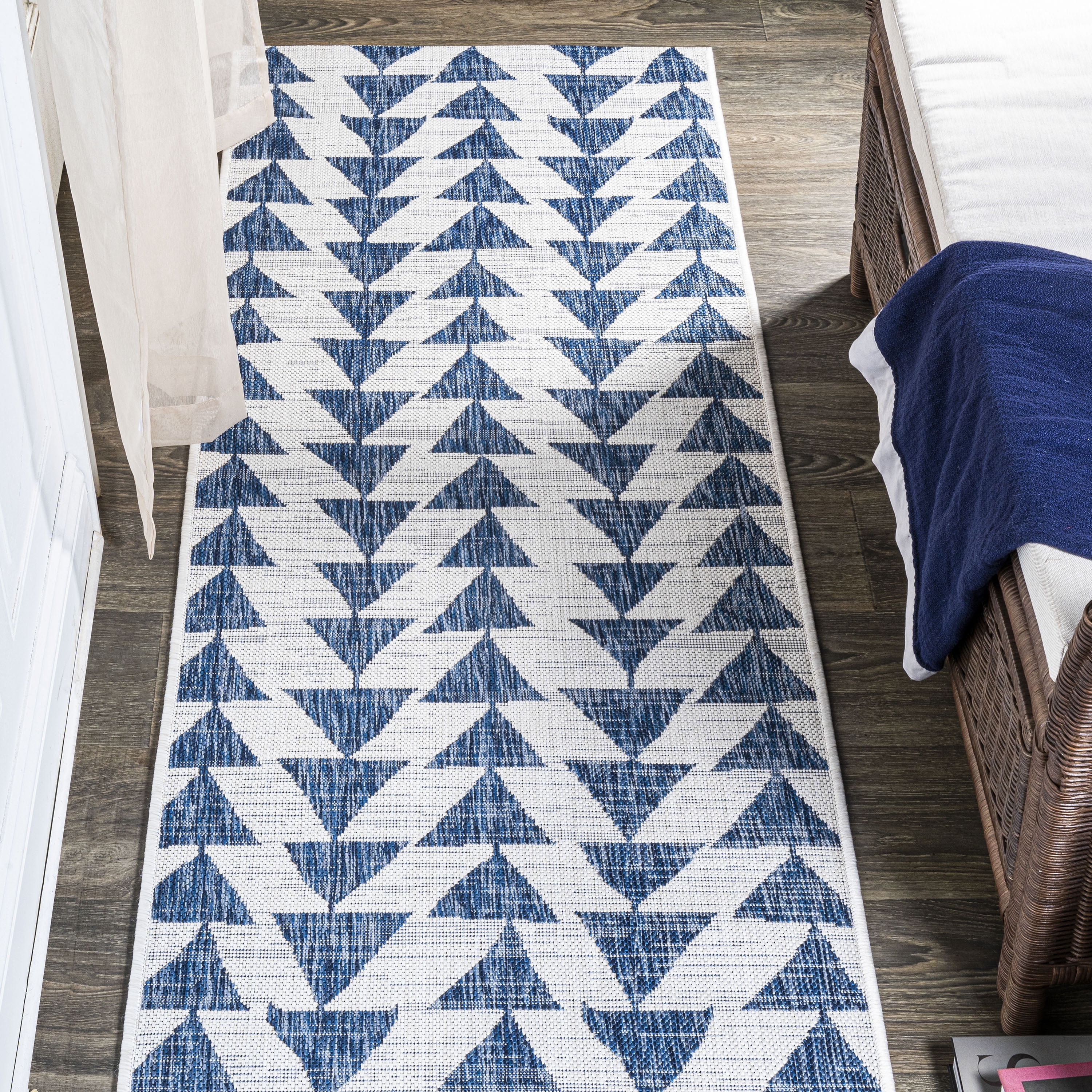 JONATHAN Y SANTA MONICA 2 x 8 Runner Rug, Andratx Tribal Geometric ...