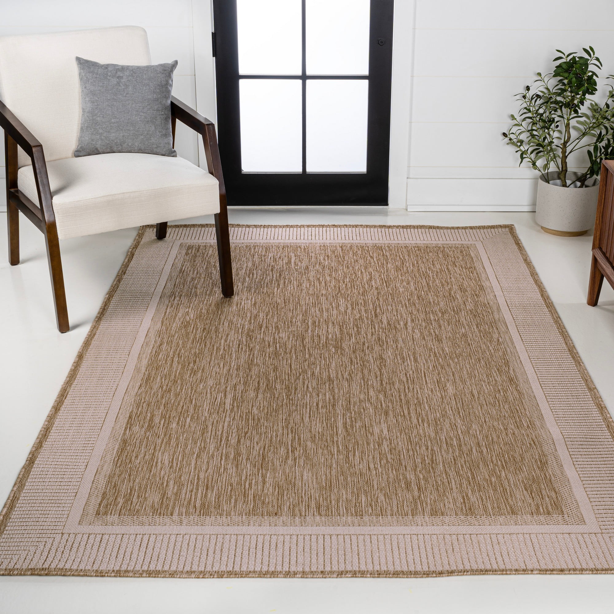 JONATHAN Y TUSCAN SUN COLLECTION Hali Coastal Casual Wide Stripe Border ...