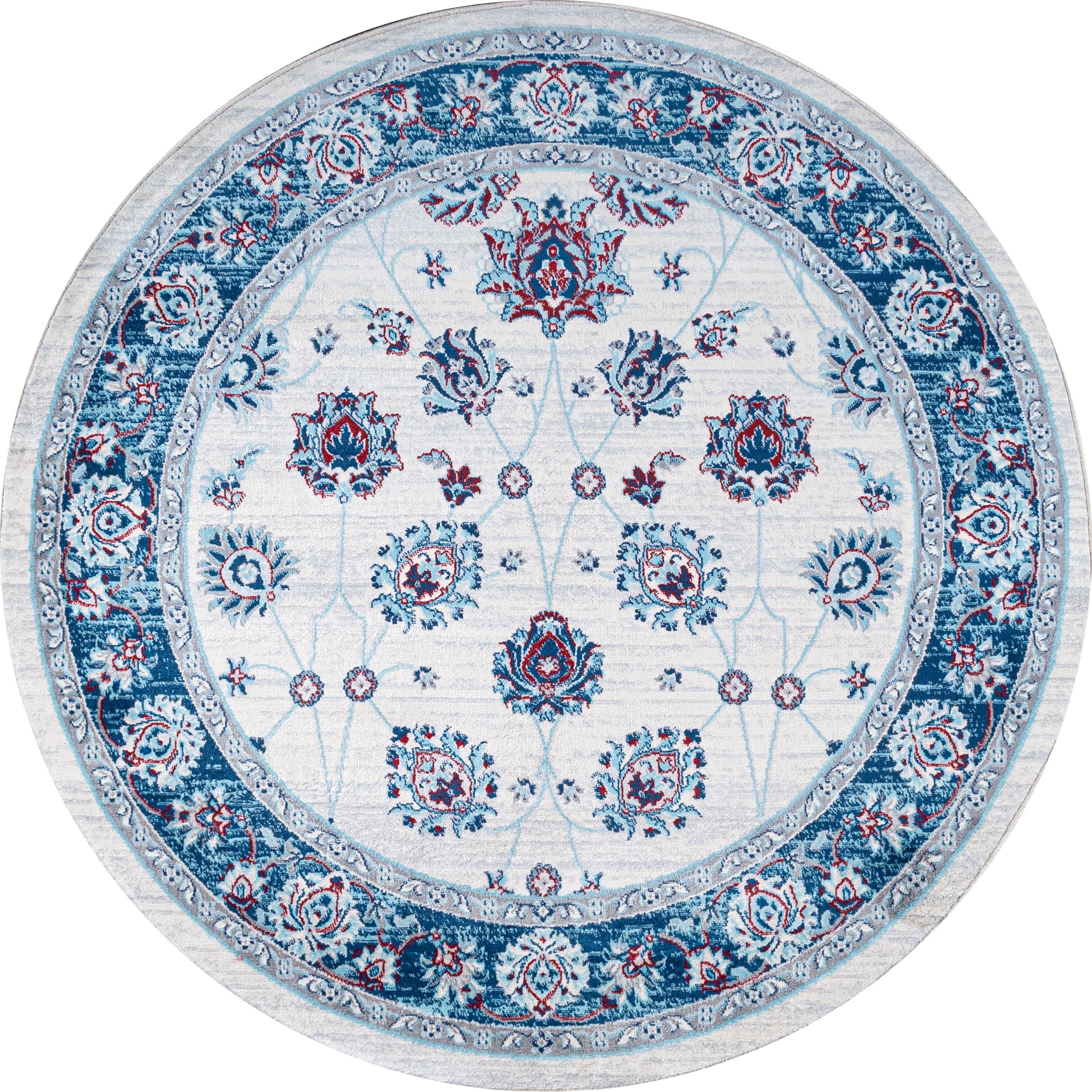 JONATHAN Y Traditional Persian Vintage Moroccan Area Rug 5' Round ...