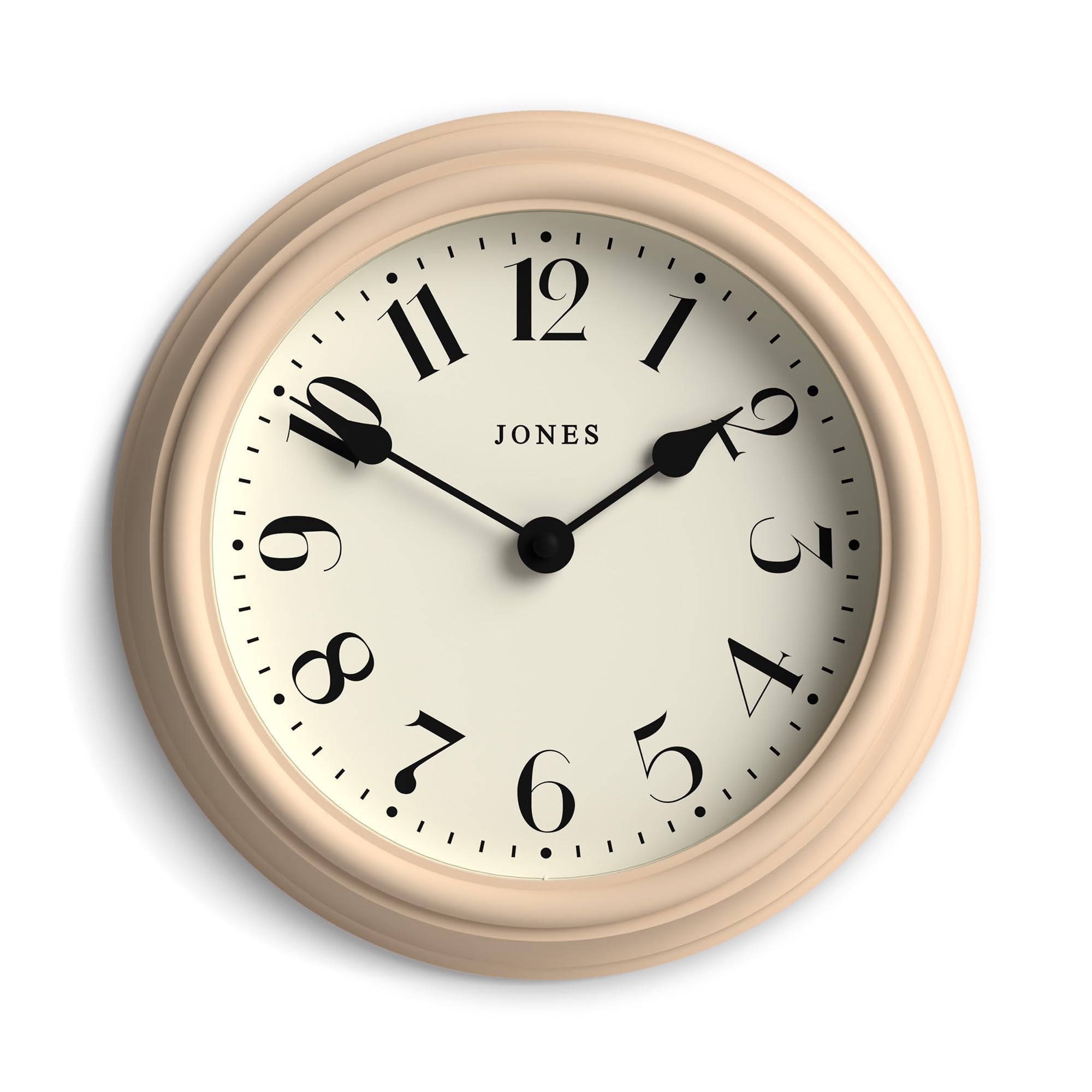 JONES CLOCKS® Frieze Wall Clock | Small Elegant Classic Round Clock | 9 ...