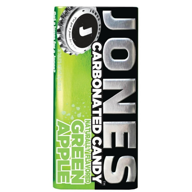 JONES Soda Carbonated Candy, Green Apple, Pack of 8 - Walmart.com