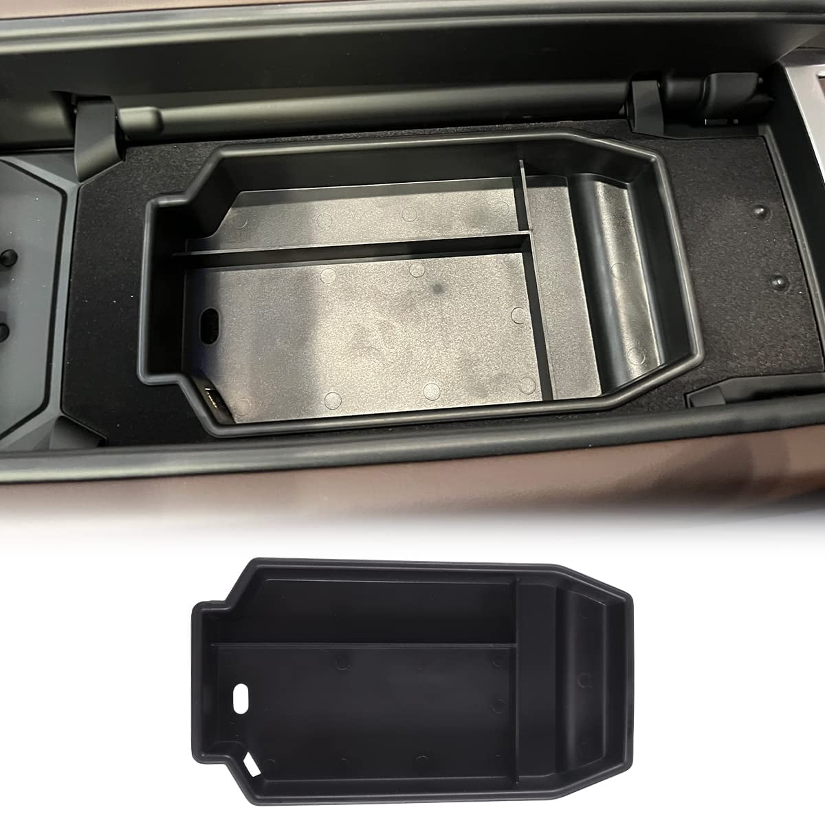 JONKOKO ABS Black Centre CM31 Console Organizer Tray for BMW 7 Series ...