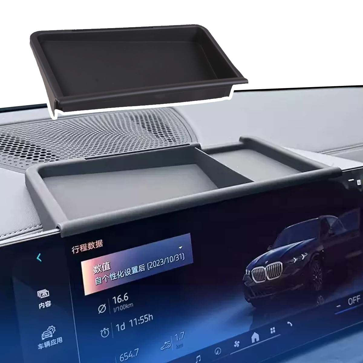 JONKOKO ABS Car Center Console Insert Organizer Storage Tray Compatible ...