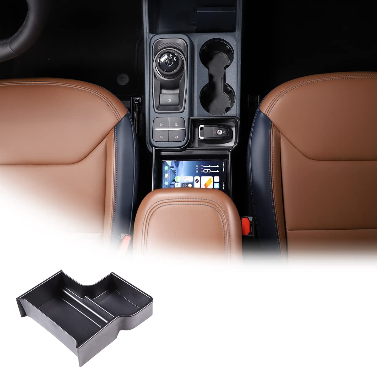 JONKOKO Center Console Tray CM31 Armrest Secondary Glove Storage Box ...